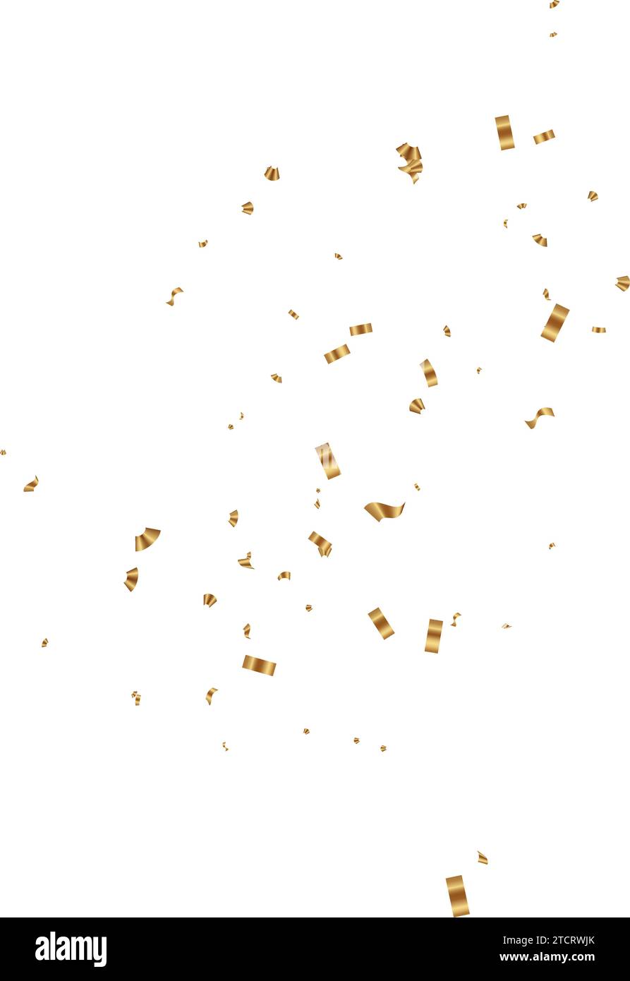 Golden confetti element. Vector illustration Stock Vector Image & Art ...