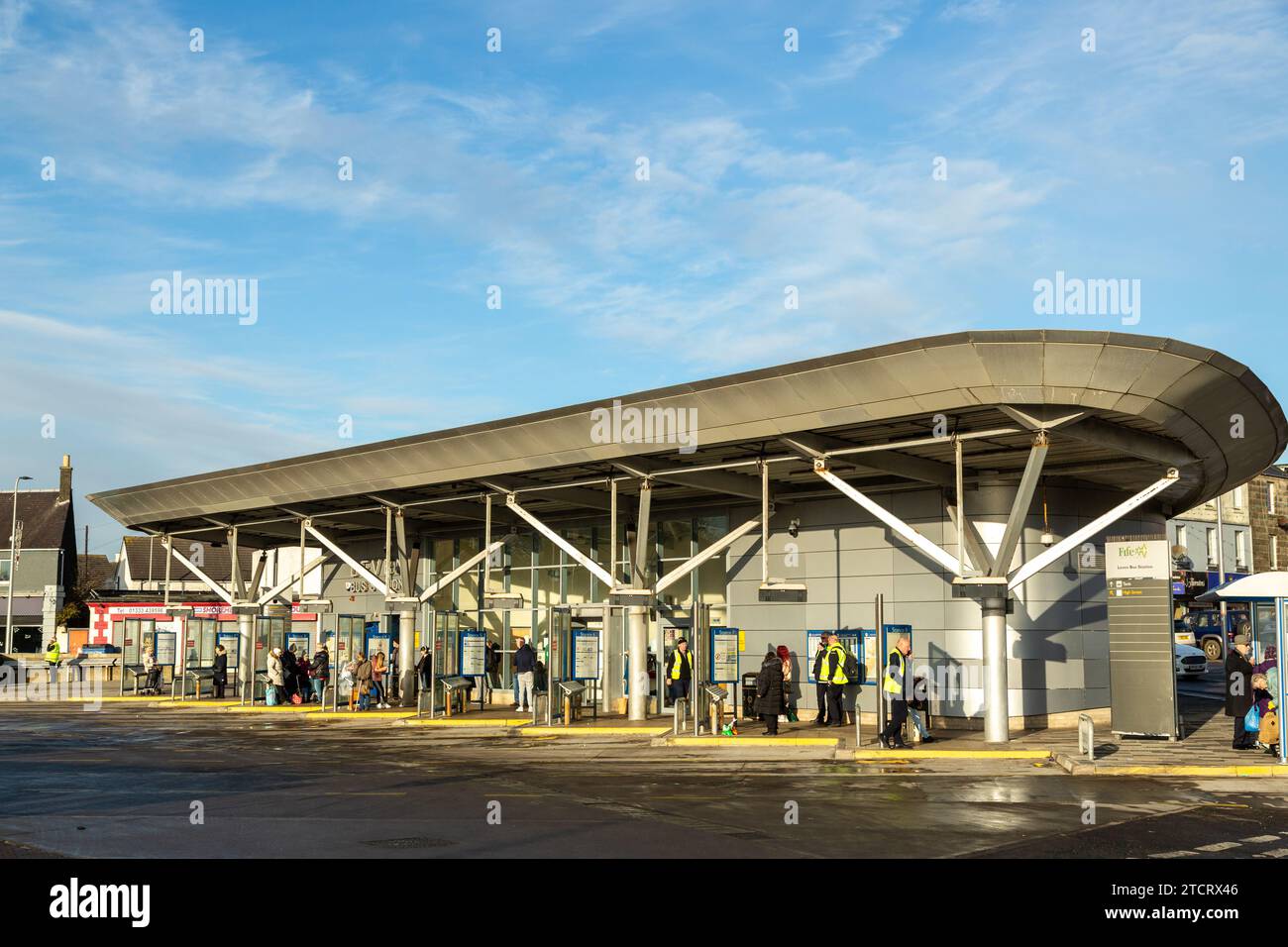 Leven Bus Station Stock Photo - Alamy