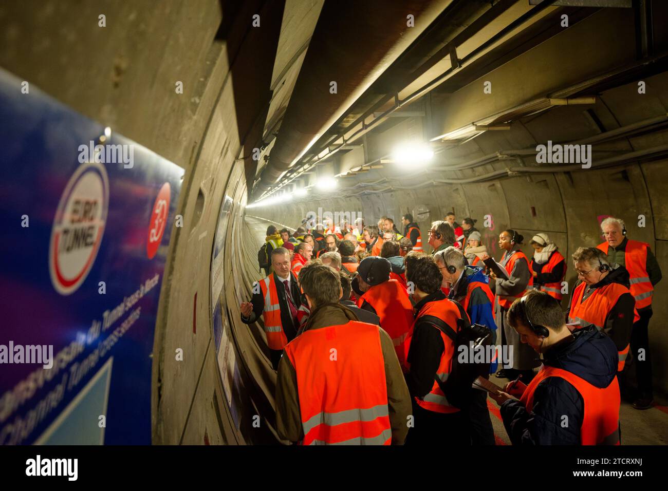 ©PHOTOPQR/VOIX DU NORD/Johan BEN AZZOUZ ; 14/12/2023 ; Coquelles, le 14 ...