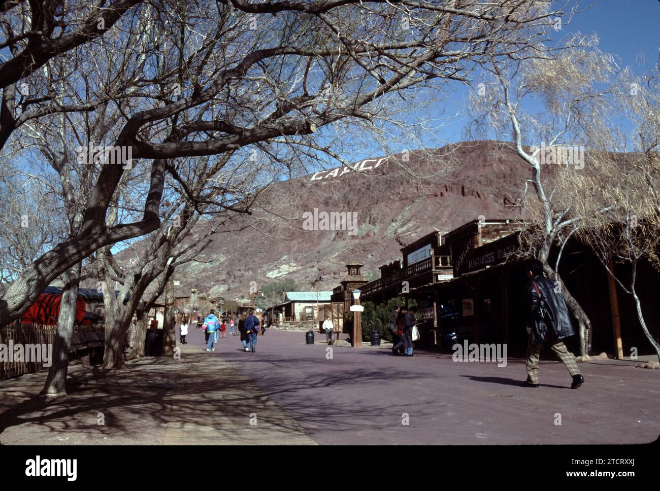 Calico, CA., U.S.A. 4/1984. Calico is a ghost town and former mining ...