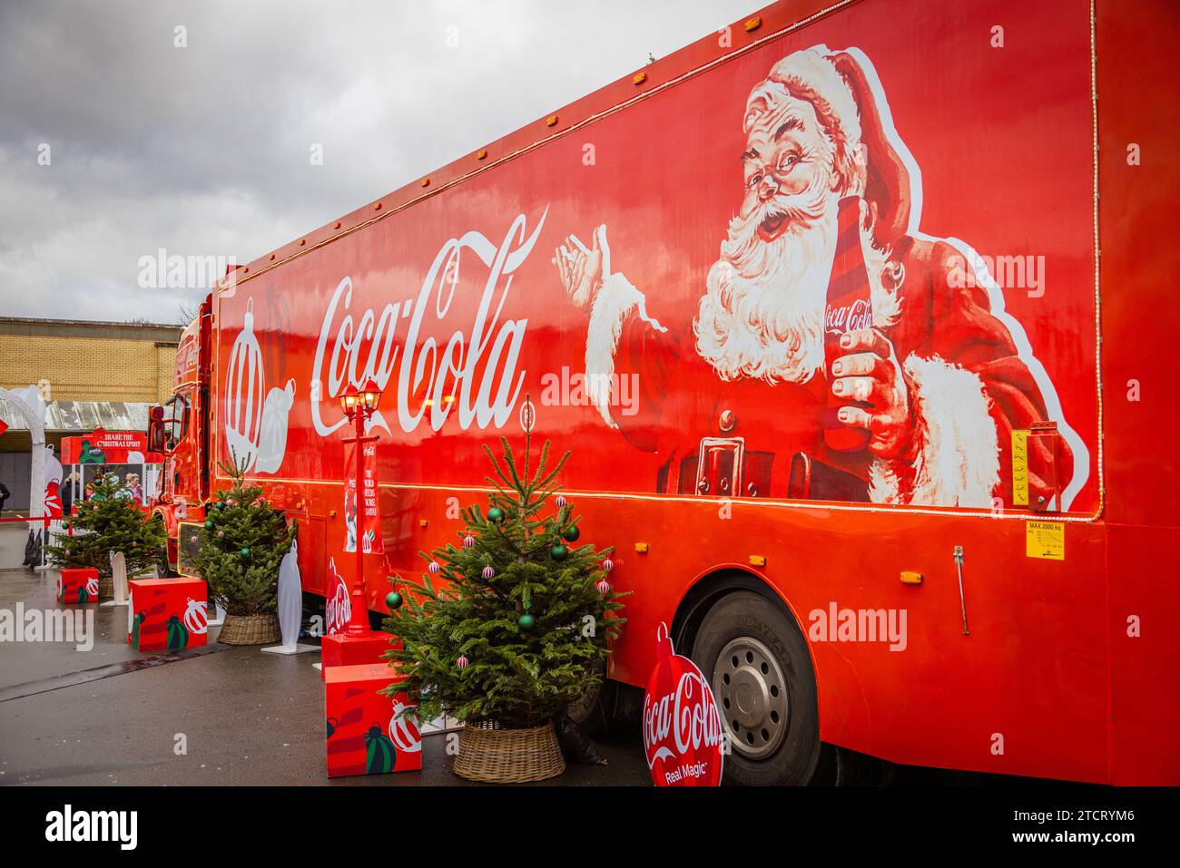 The iconic Coca Cola truck makes a stop in Birmingham as part of the ...