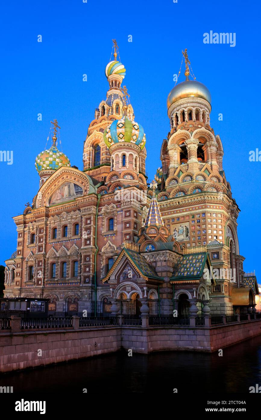 The Eastern Orthodox Church of the Savior on Blood (1883-1907) in Saint ...