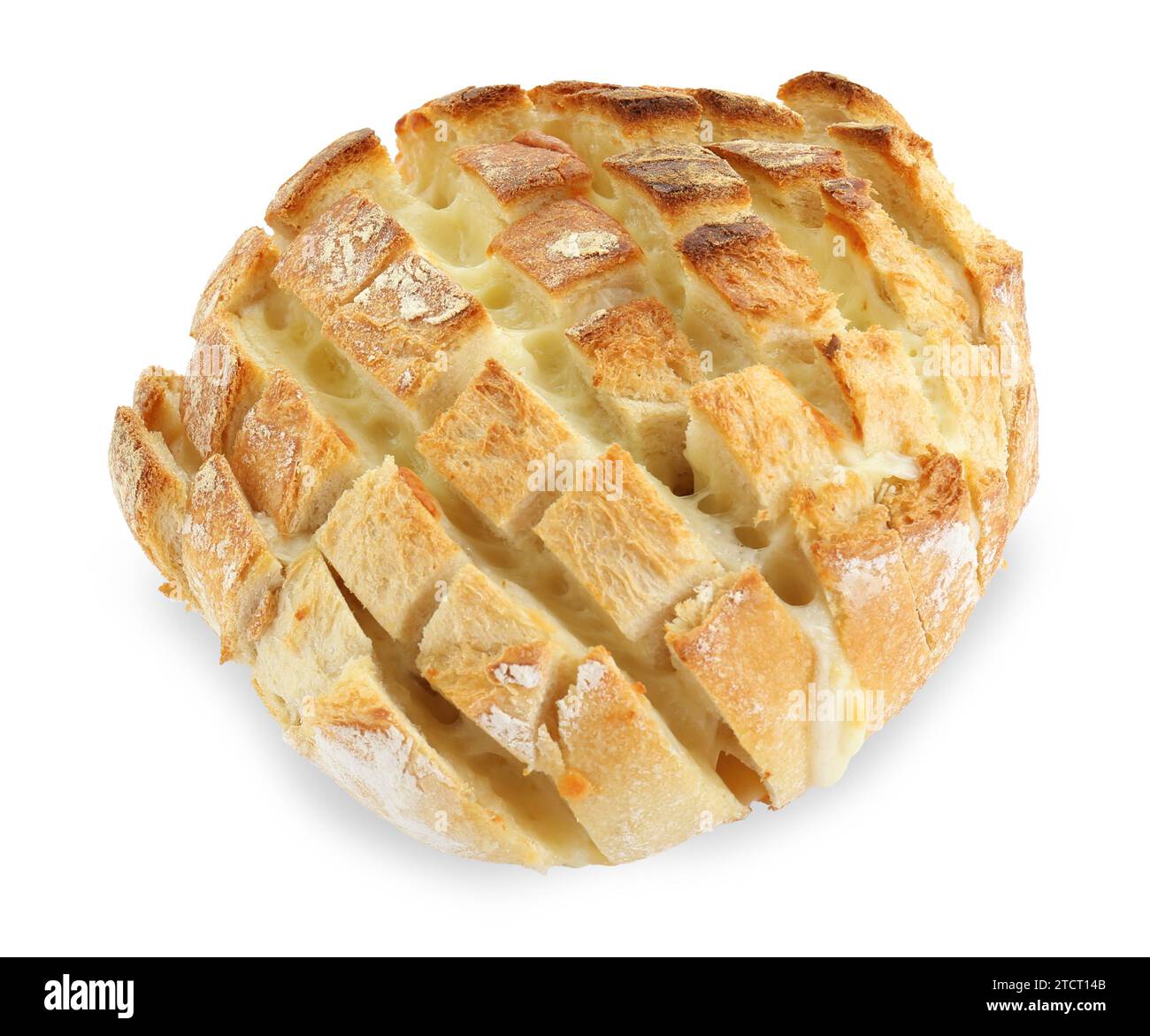 Delicious bread with tofu cheese isolated on white Stock Photo - Alamy