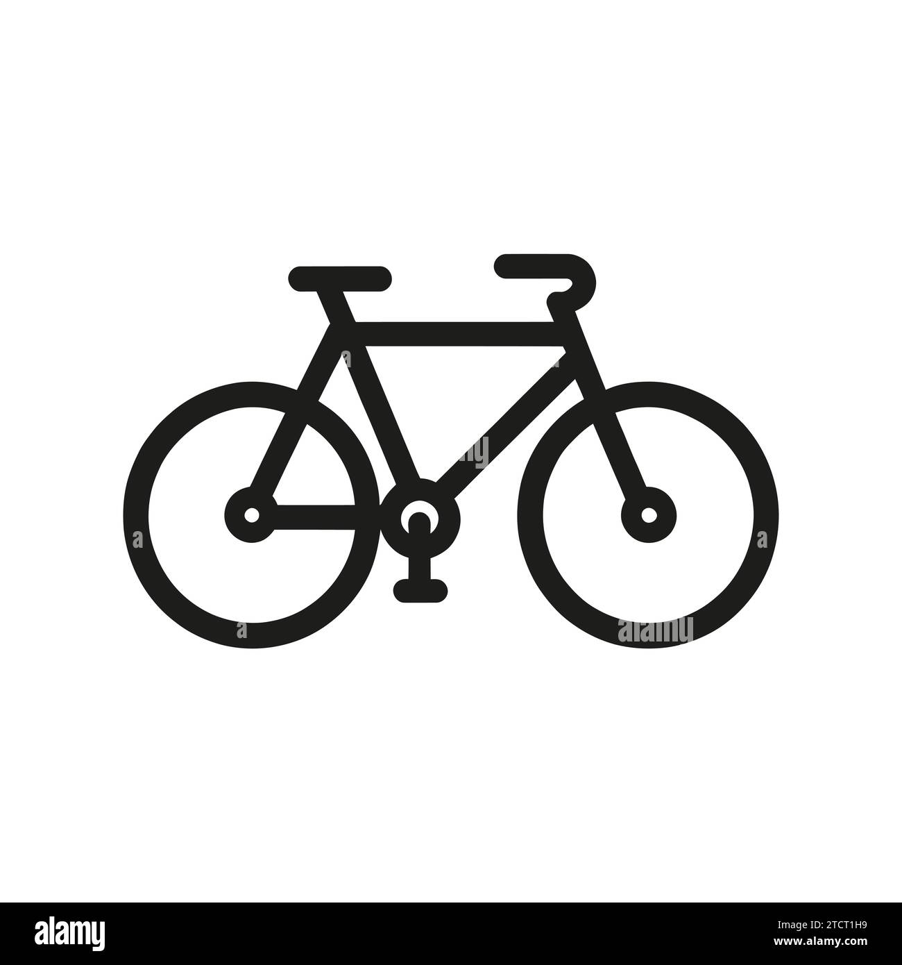 Simple bicycle icon isolated Stock Vector Image & Art - Alamy