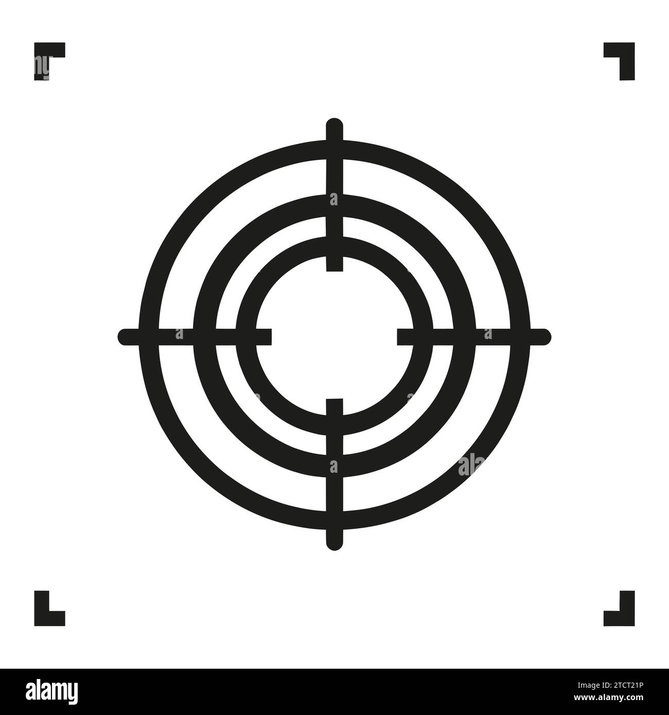 Target icon. Sight or target icon isolated Stock Vector Image & Art - Alamy