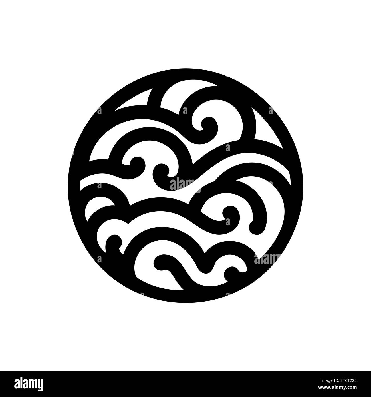 Abstract sky cloud logo Black and White Stock Photos & Images - Alamy