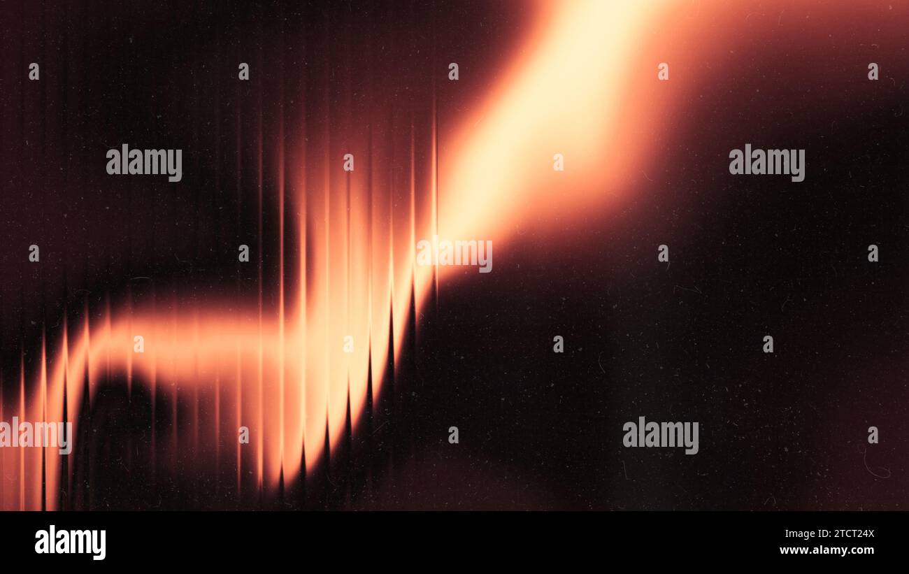 Fire color gradient grainy background. Illuminated crystal spots on ...