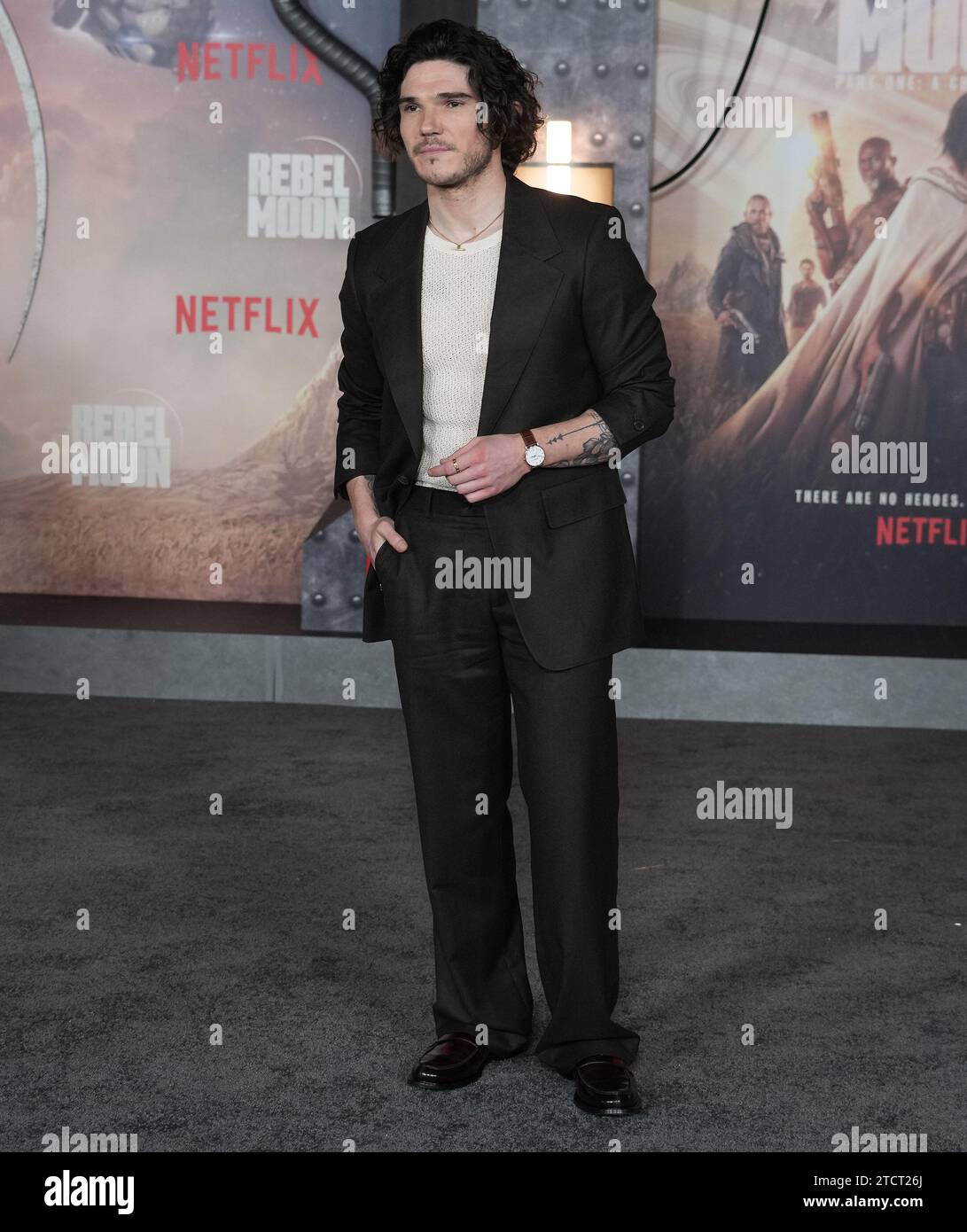 Los Angeles, USA. 13th Dec, 2023. Fra Fee arrives at the Netflix's ...