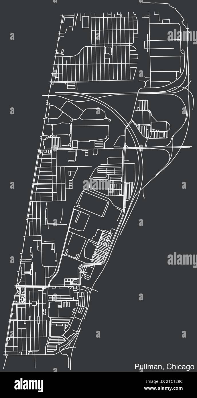 Pullman town map hi-res stock photography and images - Alamy