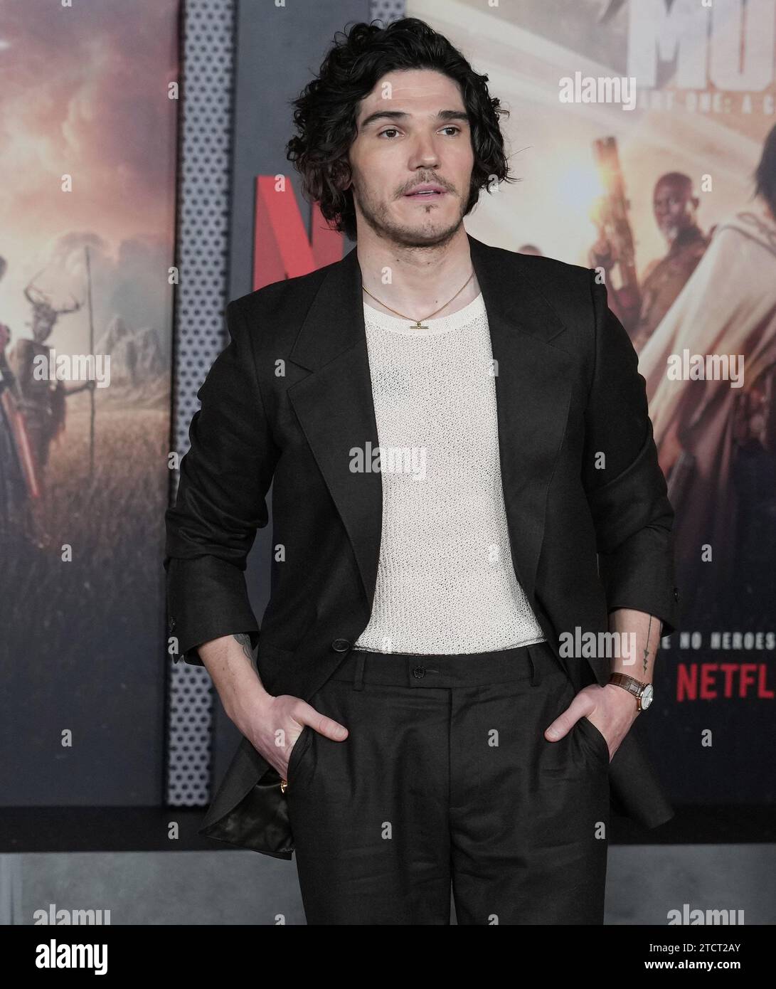 Los Angeles, USA. 13th Dec, 2023. Fra Fee arrives at the Netflix's ...