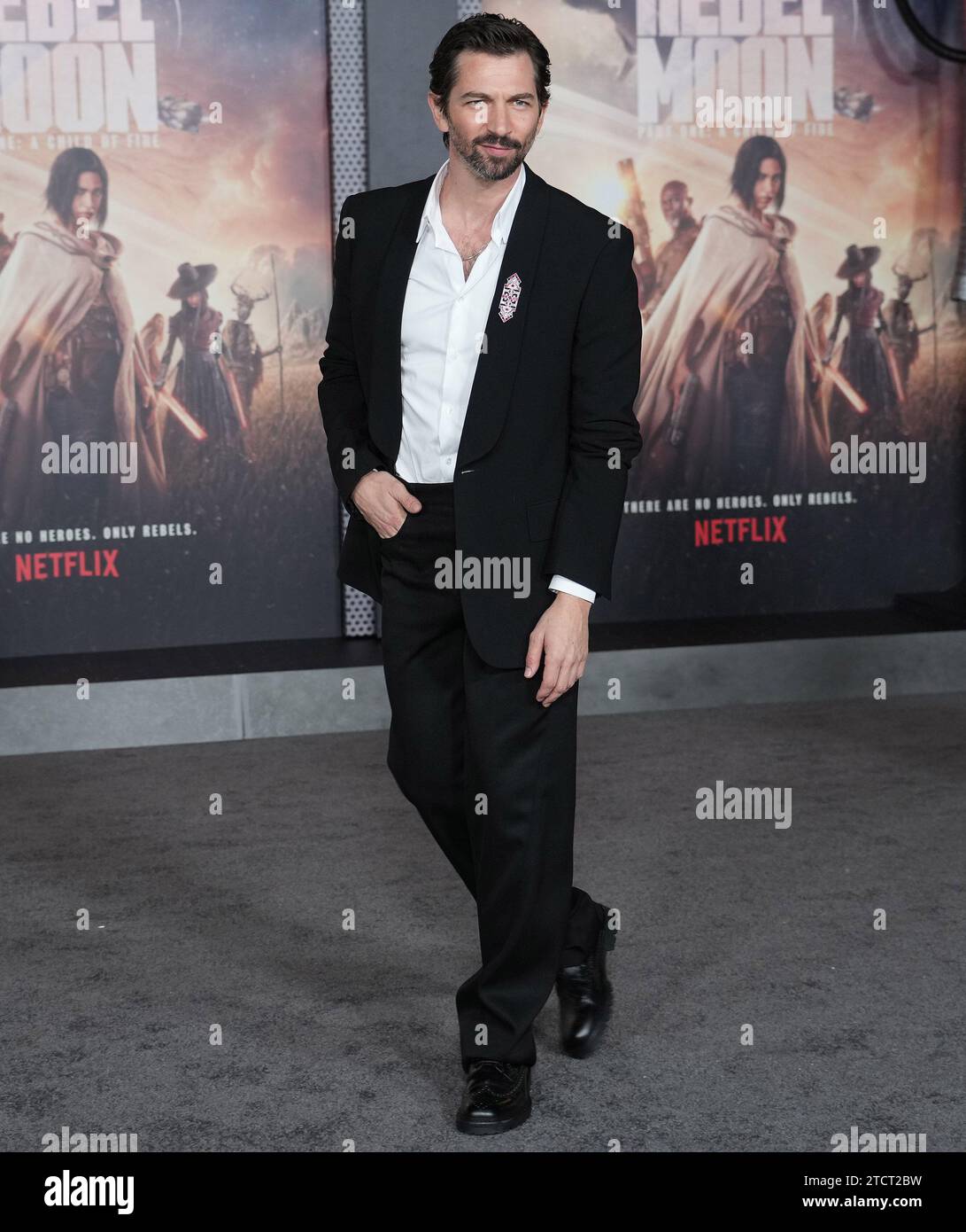 Los Angeles, USA. 13th Dec, 2023. Michiel Huisman arrives at the ...