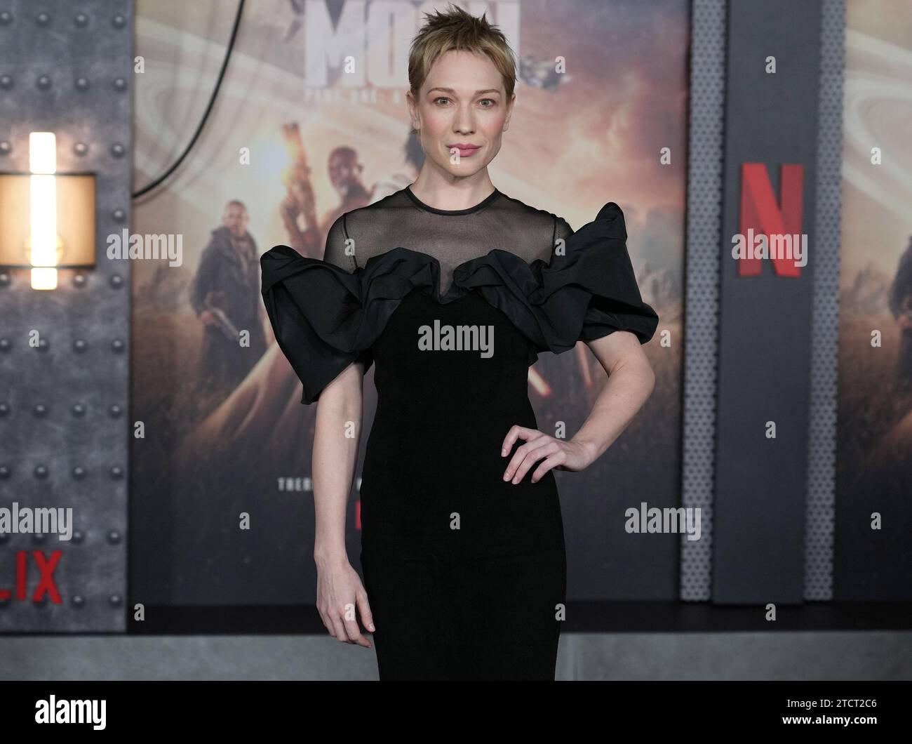 Los Angeles, USA. 13th Dec, 2023. Rhian Rees arrives at the Netflix's ...