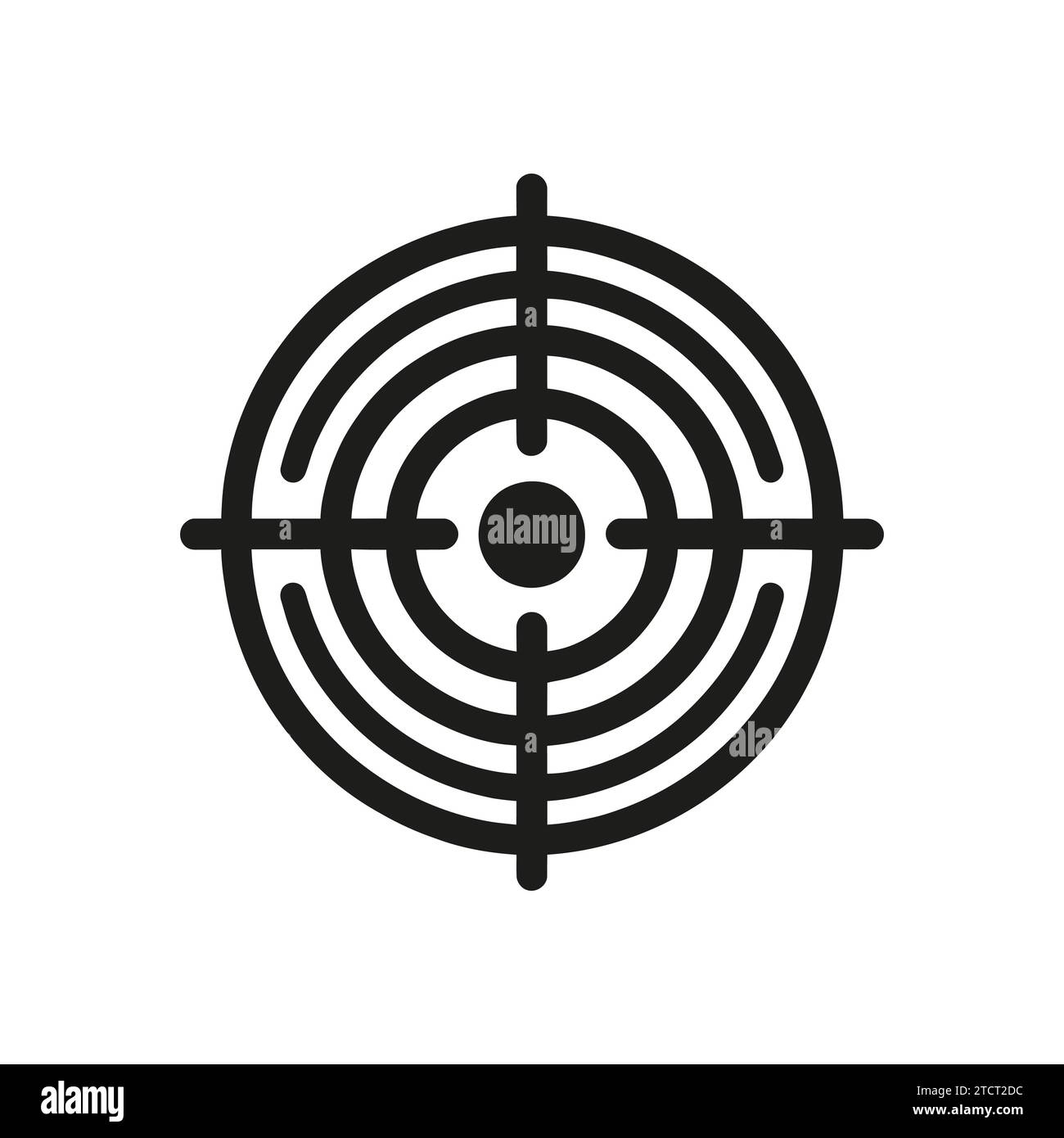 Target icon. Sight or target icon isolated Stock Vector Image & Art - Alamy