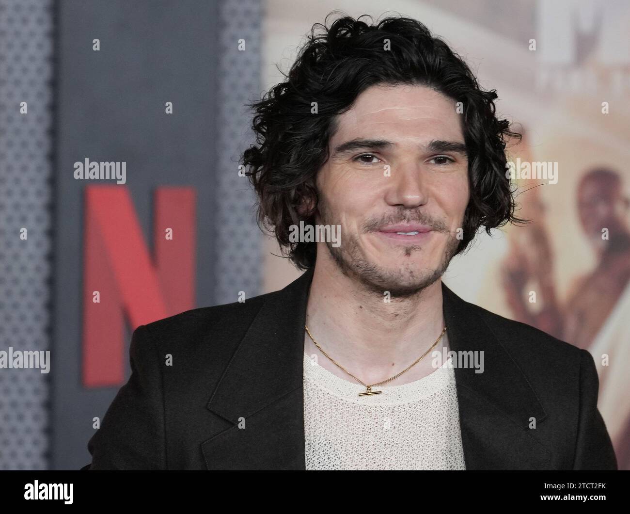 Los Angeles, USA. 13th Dec, 2023. Fra Fee arrives at the Netflix's ...