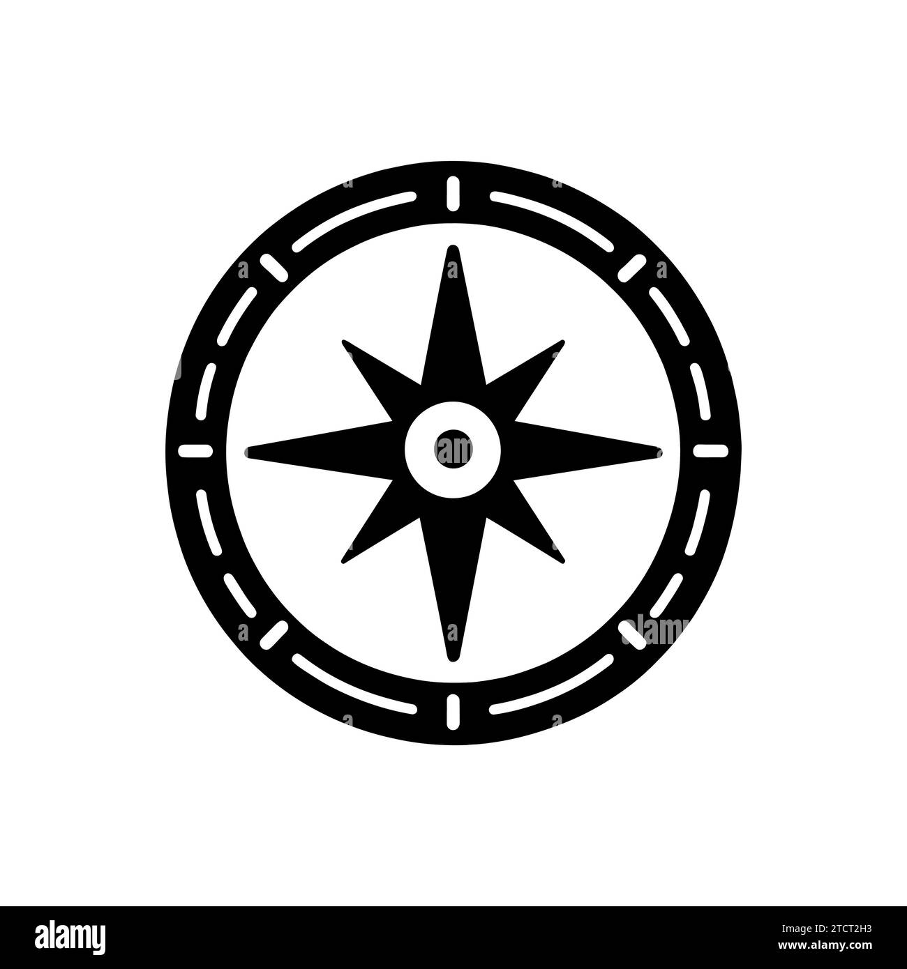Compass rose design Black and White Stock Photos & Images - Alamy