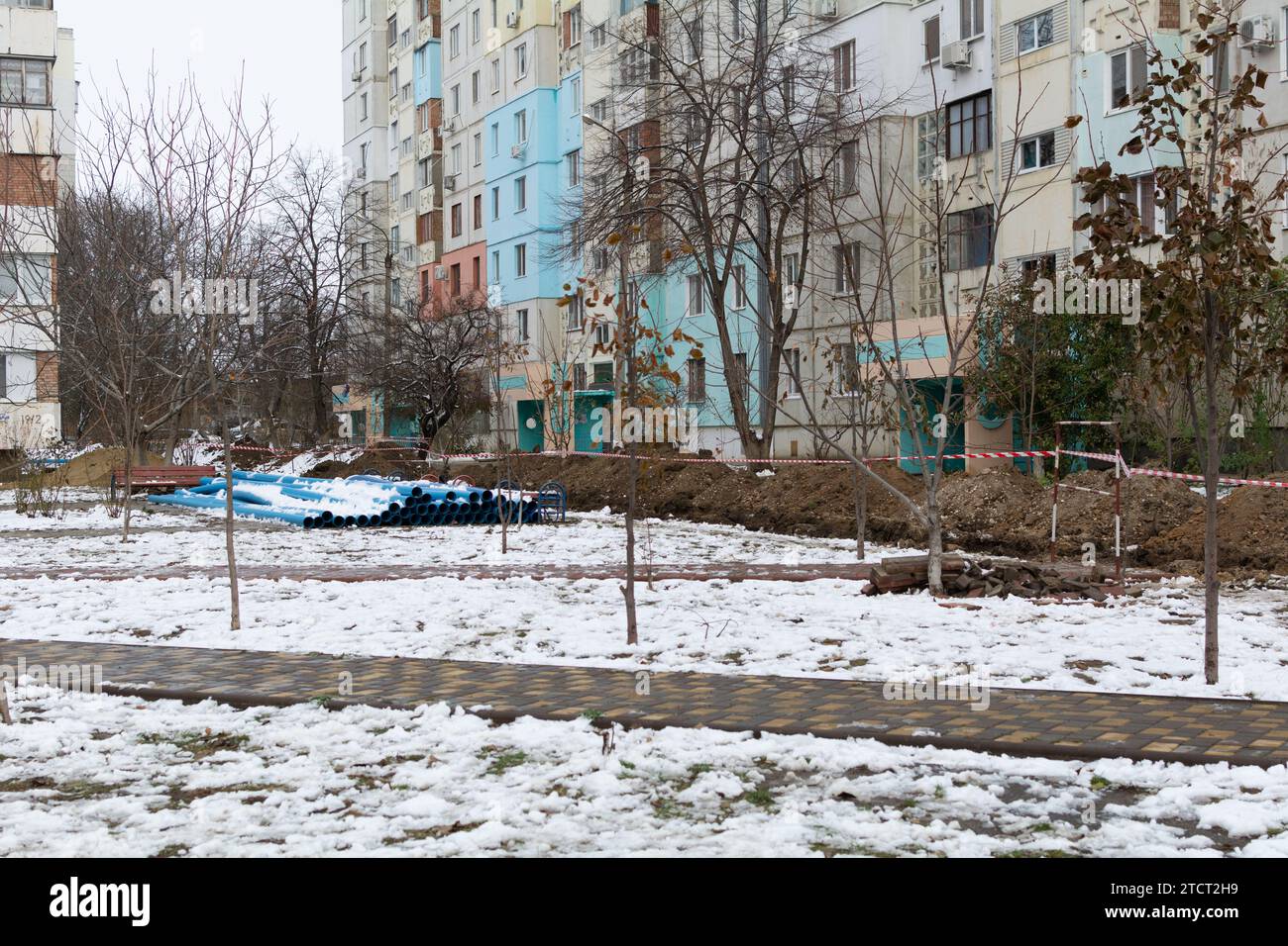 Polypropylene pipes installation hi-res stock photography and images ...