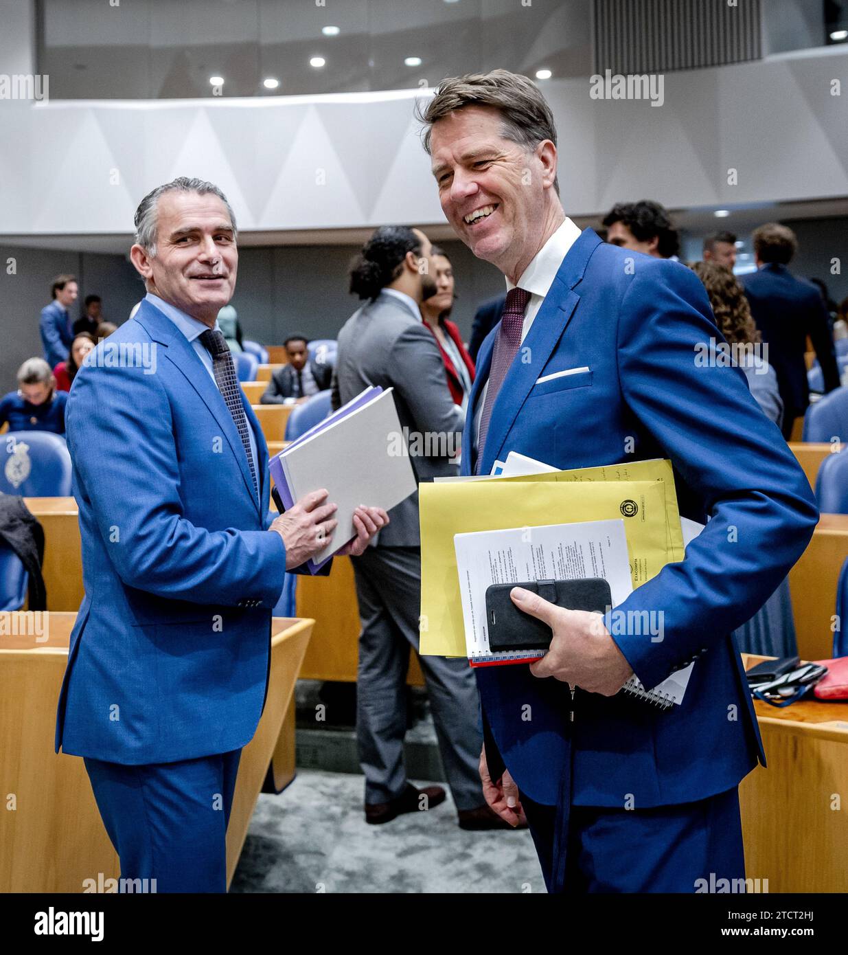 The Hague, Netherlands. 14th December, 2023. Tom van der Lee and Martin ...