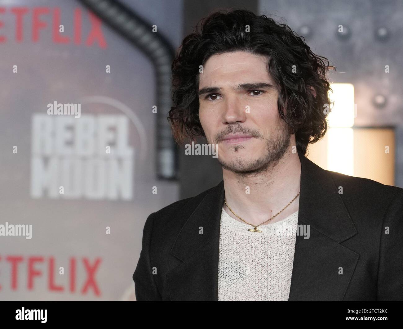 Los Angeles, USA. 13th Dec, 2023. Fra Fee arrives at the Netflix's ...