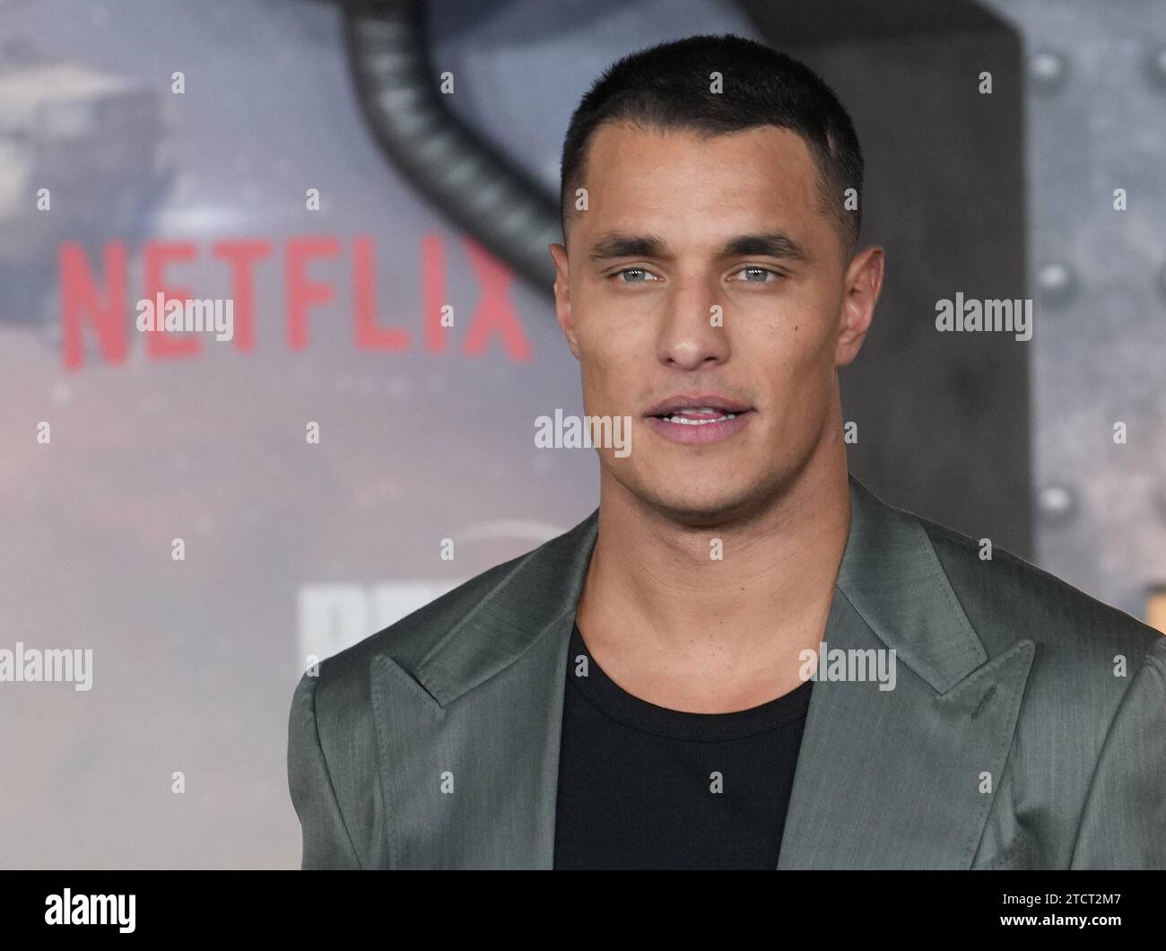 Los Angeles, USA. 13th Dec, 2023. Staz Nair arrives at the Netflix's ...