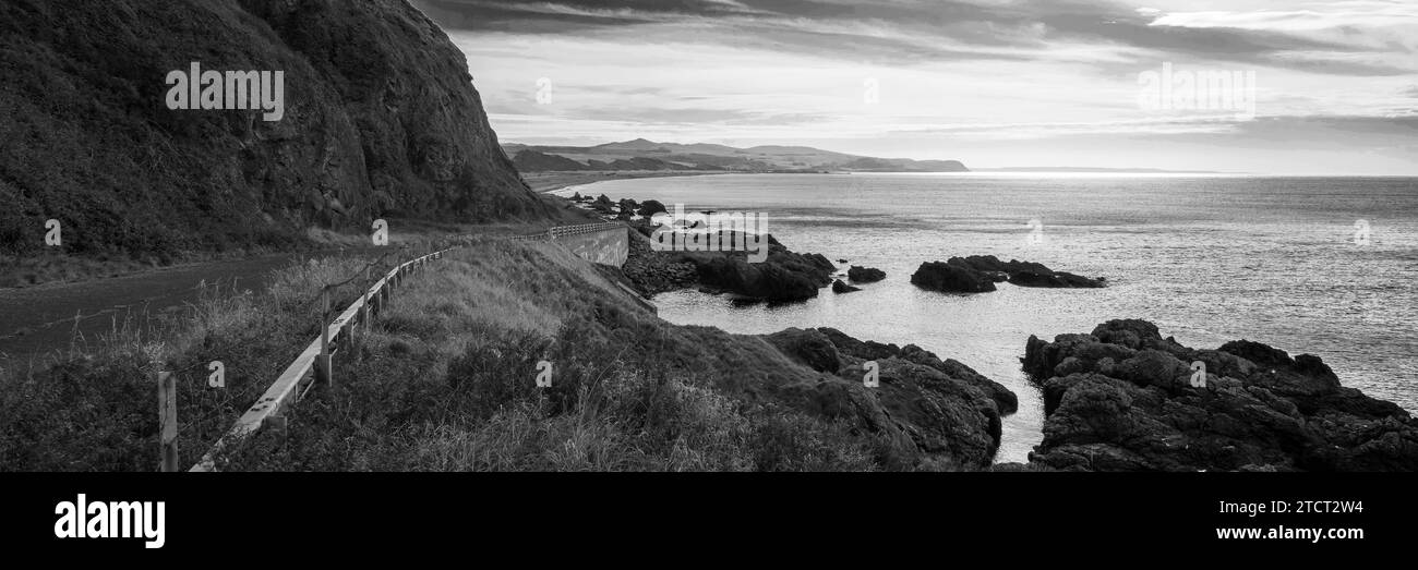 View the coastal at Snib's Cave, South Ayrshine Stock Photo - Alamy