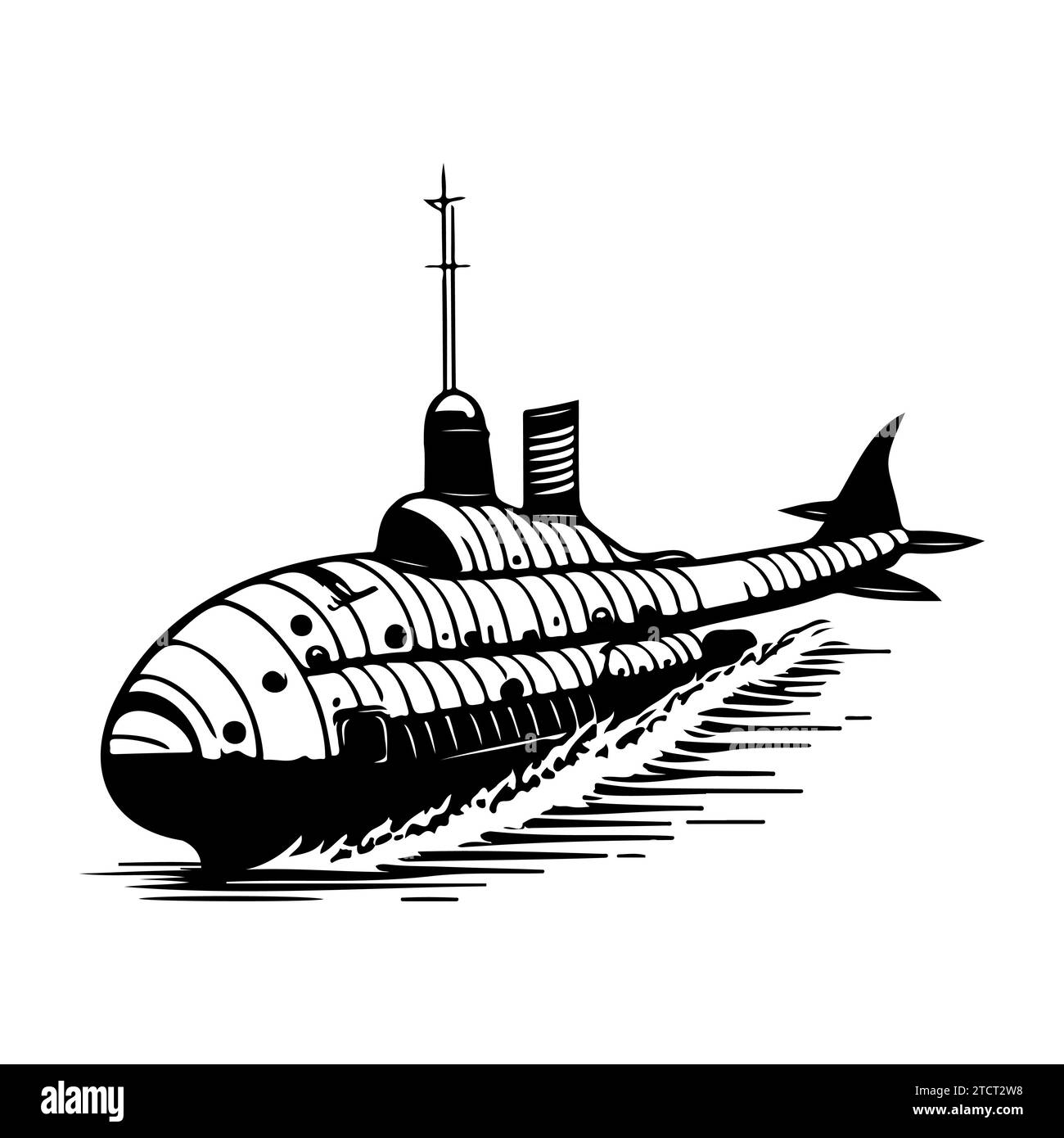 Stealth sub Stock Vector Images - Alamy