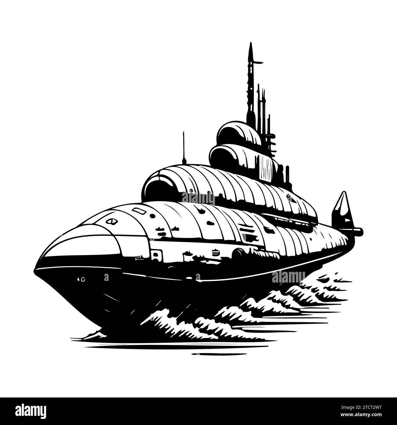 Stealth sub Stock Vector Images - Alamy