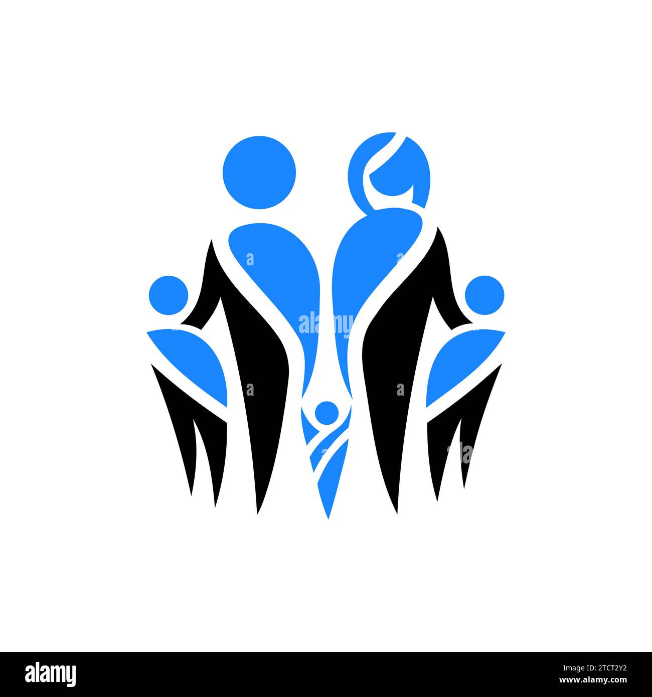 simple family logo icon isolated Stock Vector Image & Art - Alamy