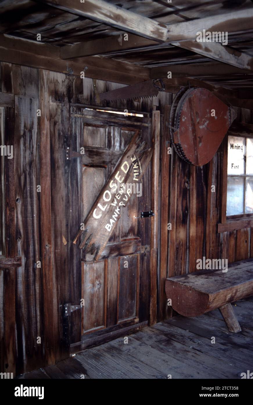 Calico, CA., U.S.A. 4/1984. Calico is a ghost town and former mining ...