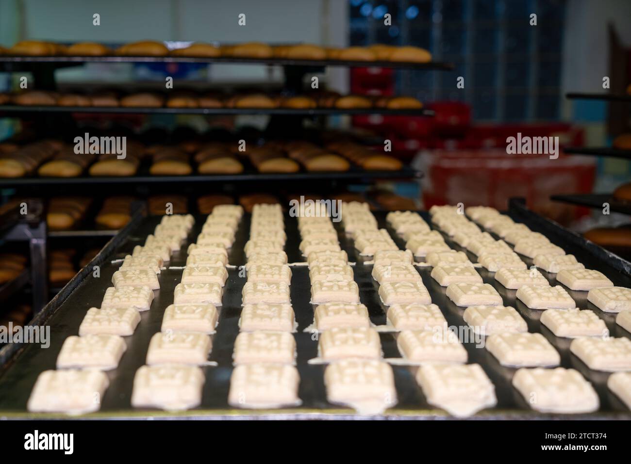 Freshly baked chocolate gingerbread cookies hi-res stock photography ...