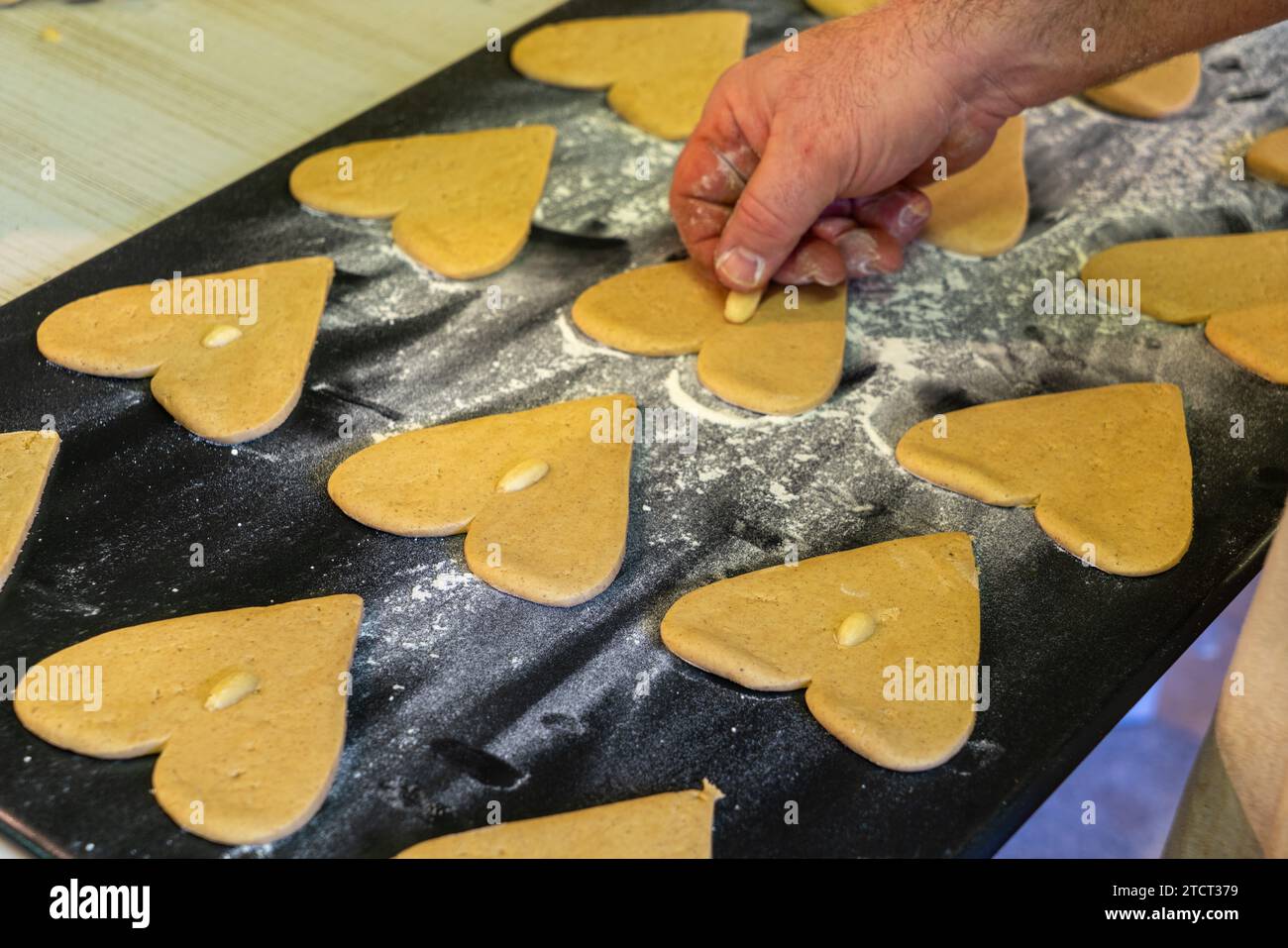 Gingerbread Ready For Baking Stock Photo - Alamy