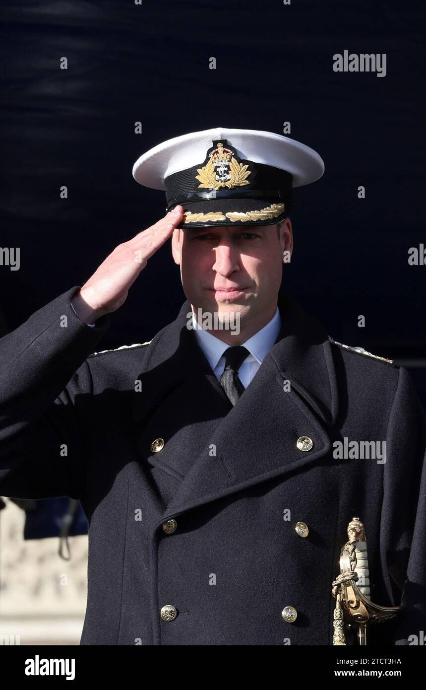 The Prince of Wales attends the Lord High Admiral's Divisions at the ...