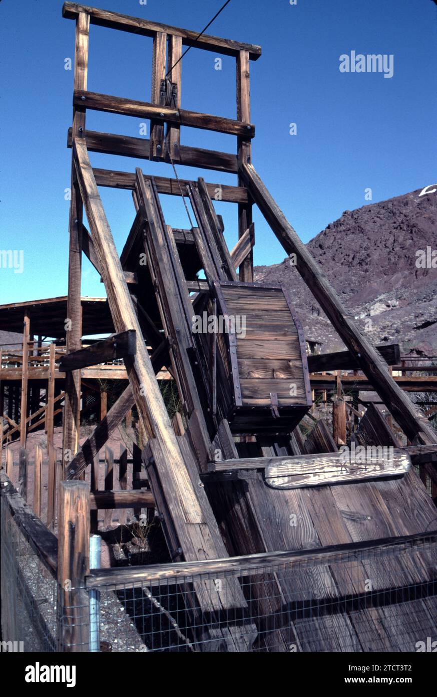 Calico, CA., U.S.A. 4/1984. Calico is a ghost town and former mining ...