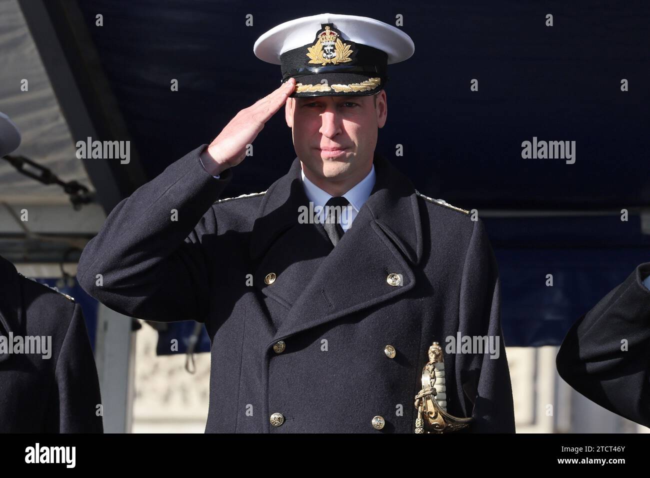 The Prince of Wales attends the Lord High Admiral's Divisions at the ...