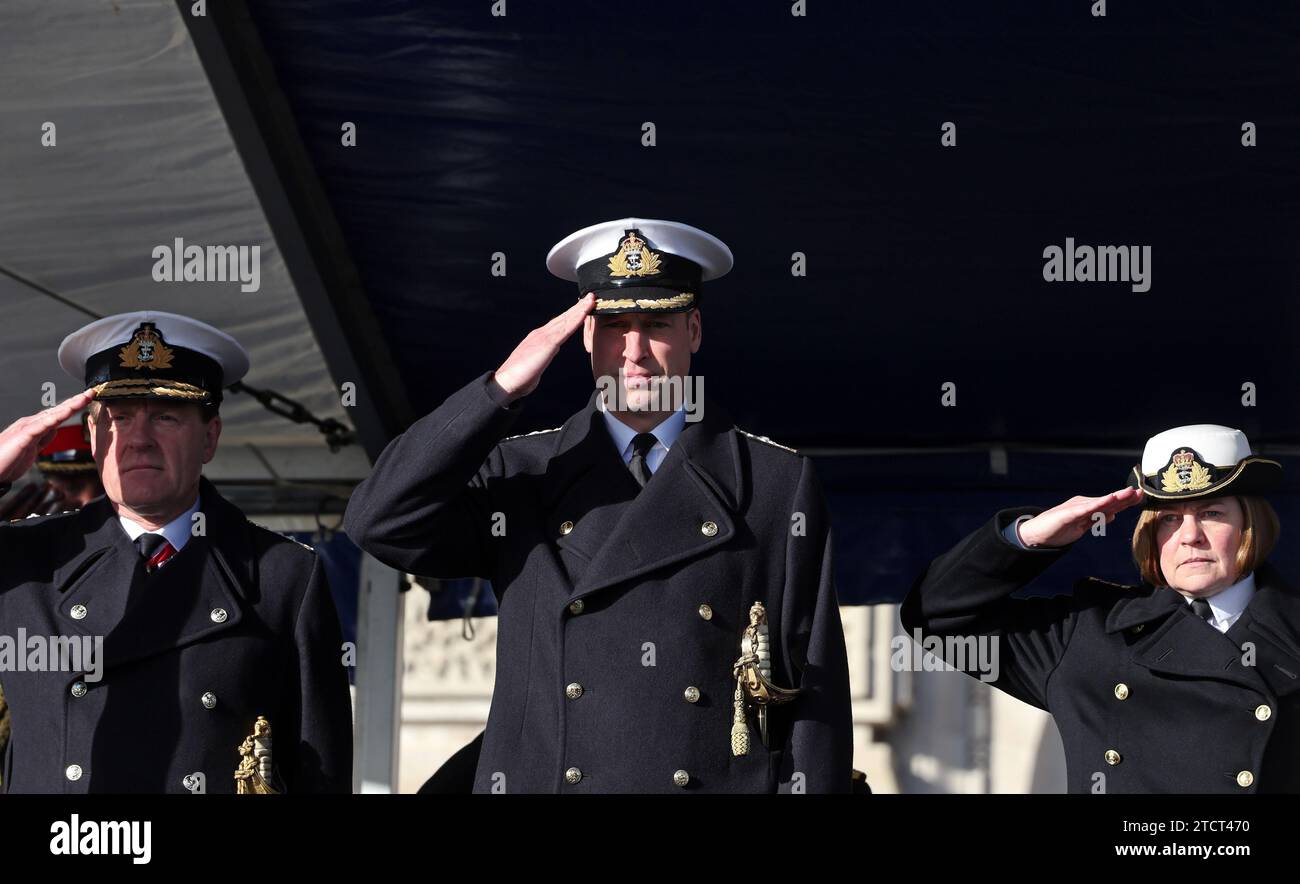 The Prince of Wales attends the Lord High Admiral's Divisions at the ...