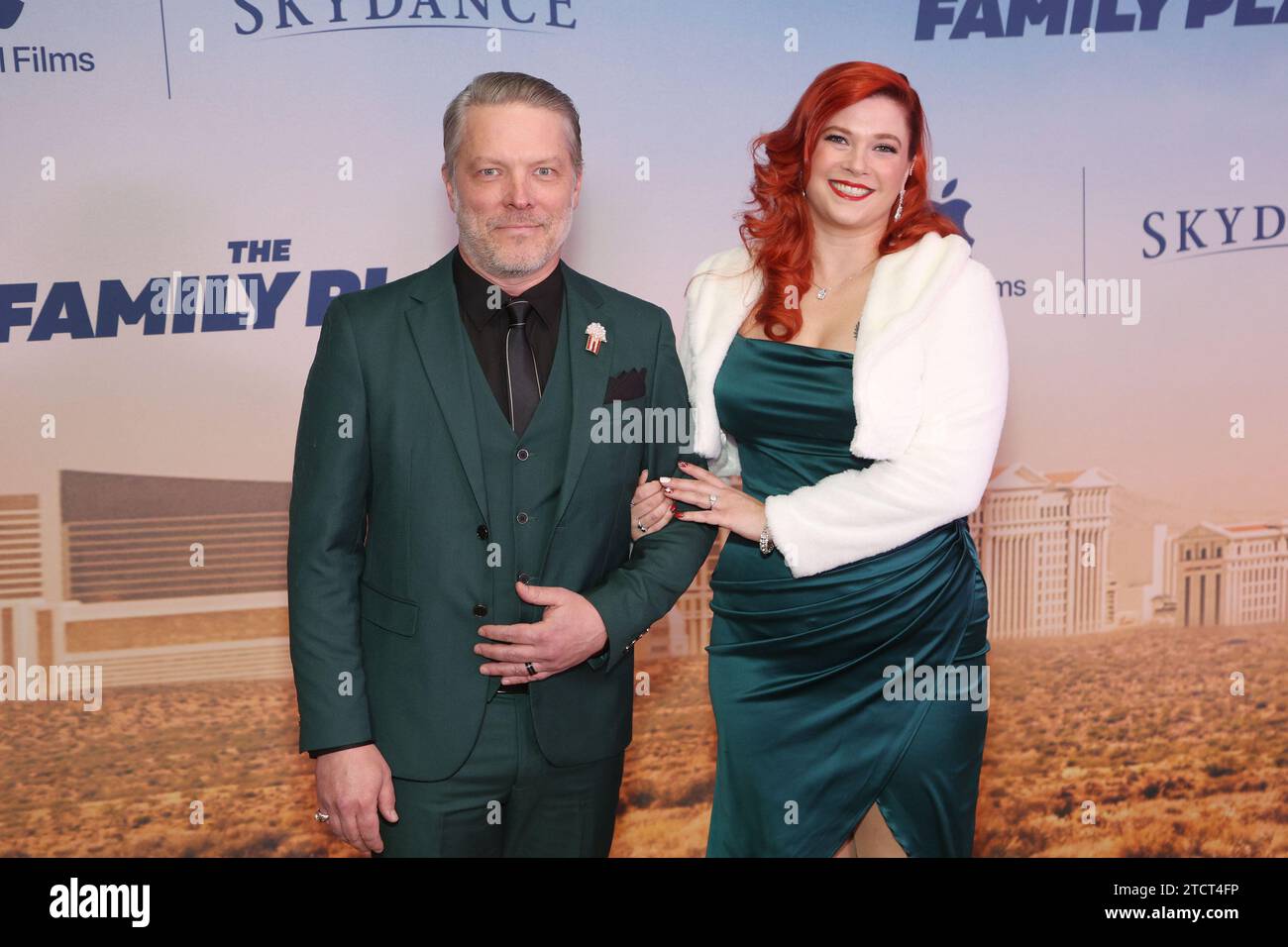 Las Vegas, United States. 13th Dec, 2023. Miles Doleac (L) and Lindsay ...