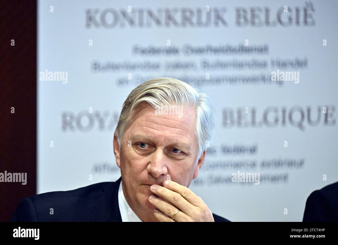 Brussels, Belgium. 14th Dec, 2023. King Philippe - Filip of Belgium ...