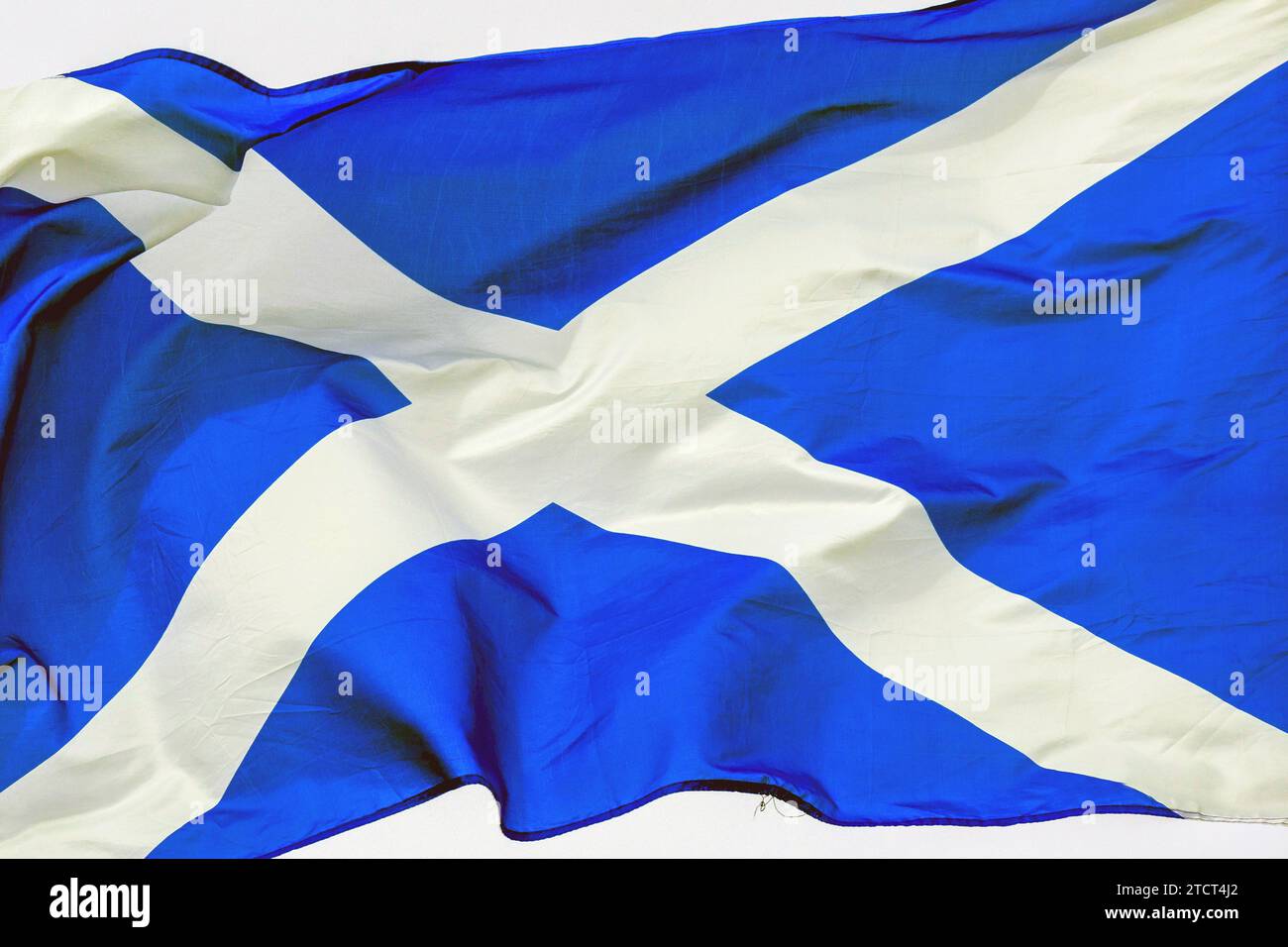 Flag of Scotland Stock Photo - Alamy