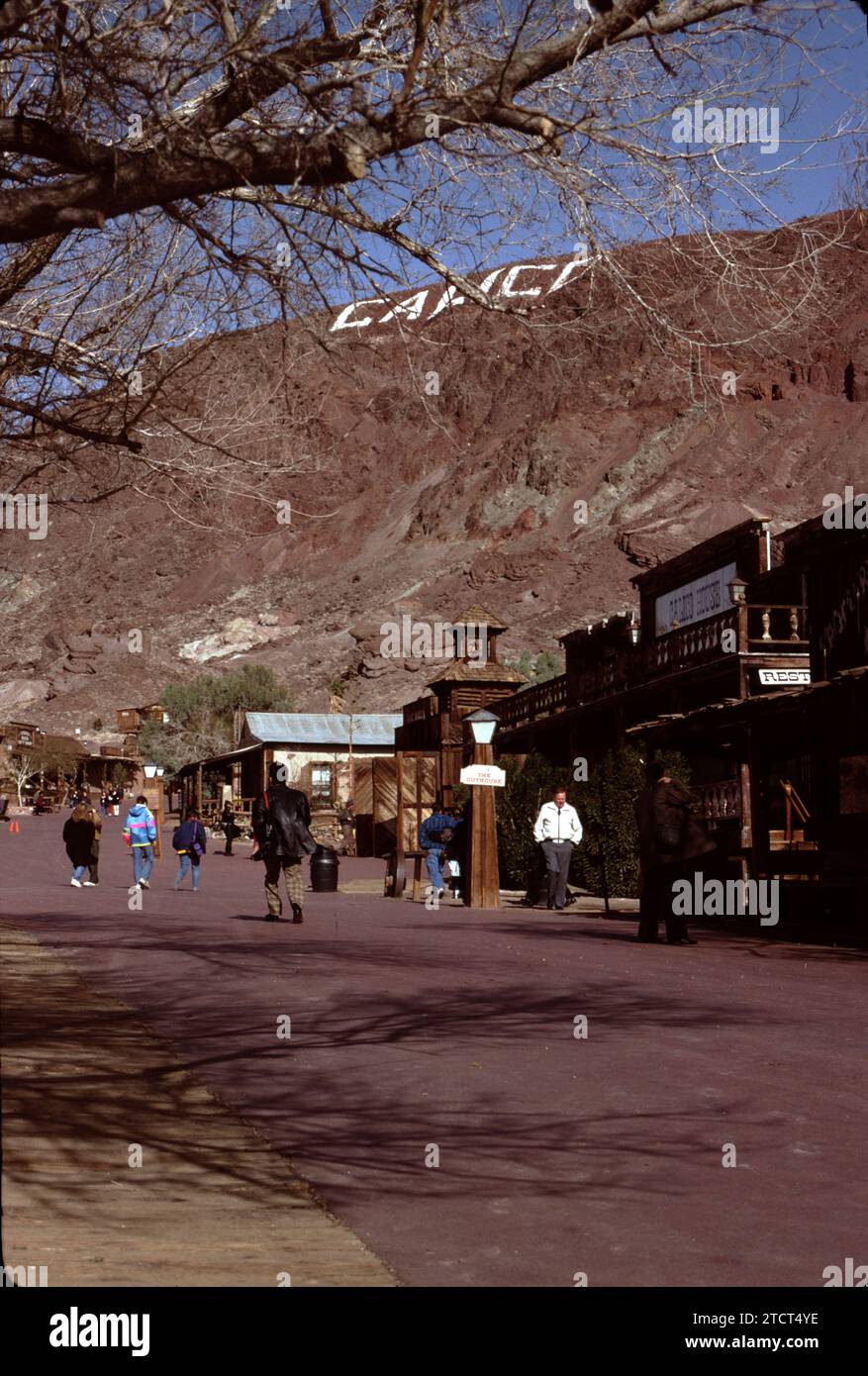 Calico, CA., U.S.A. 4/1984. Calico is a ghost town and former mining ...