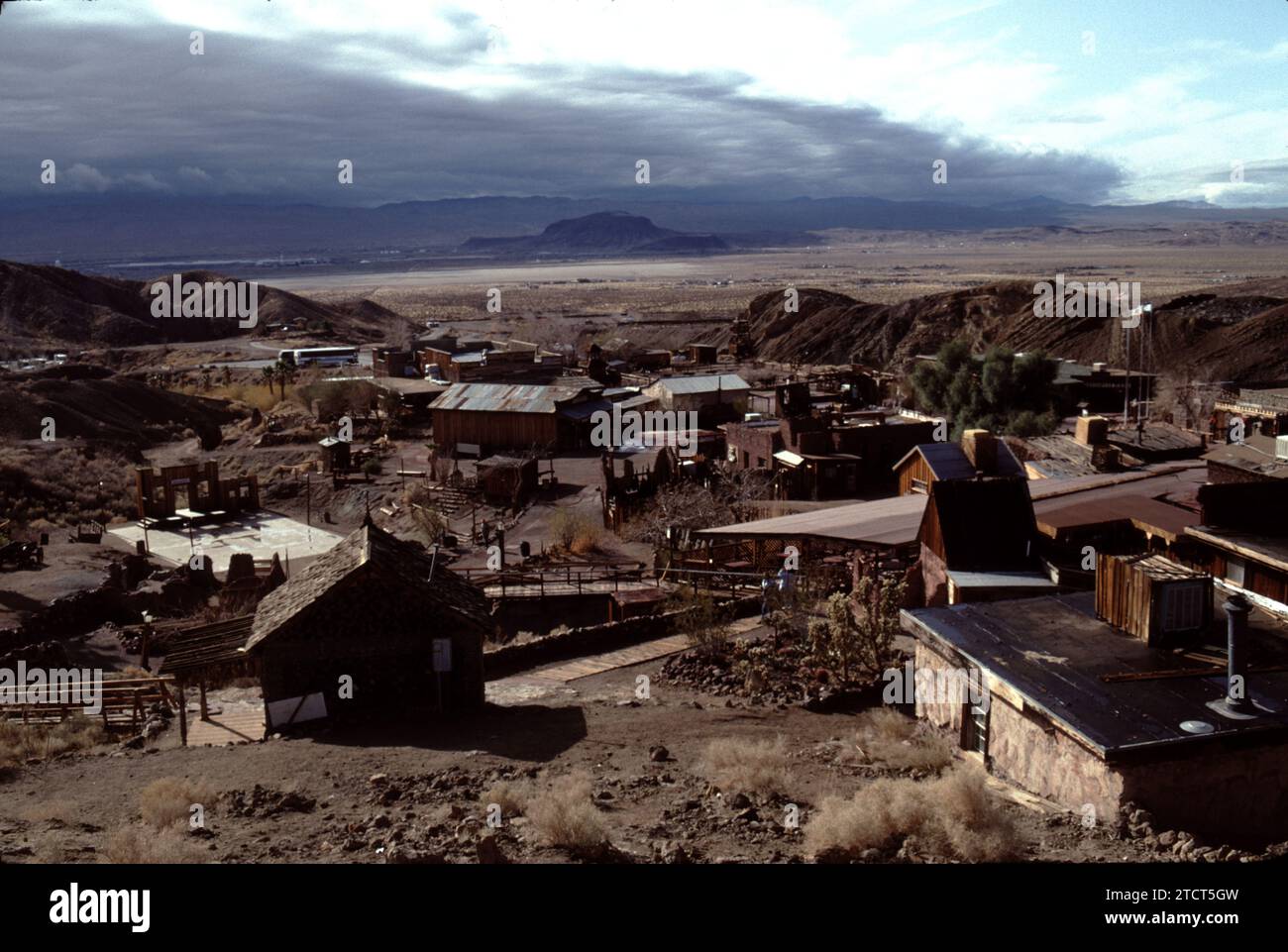 Calico, CA., U.S.A. 4/1984. Calico is a ghost town and former mining ...