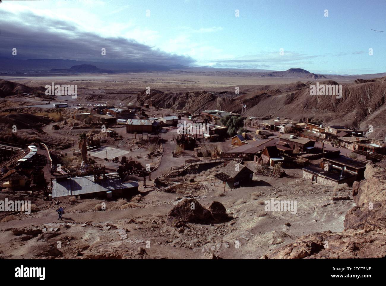 Calico, CA., U.S.A. 4/1984. Calico is a ghost town and former mining ...