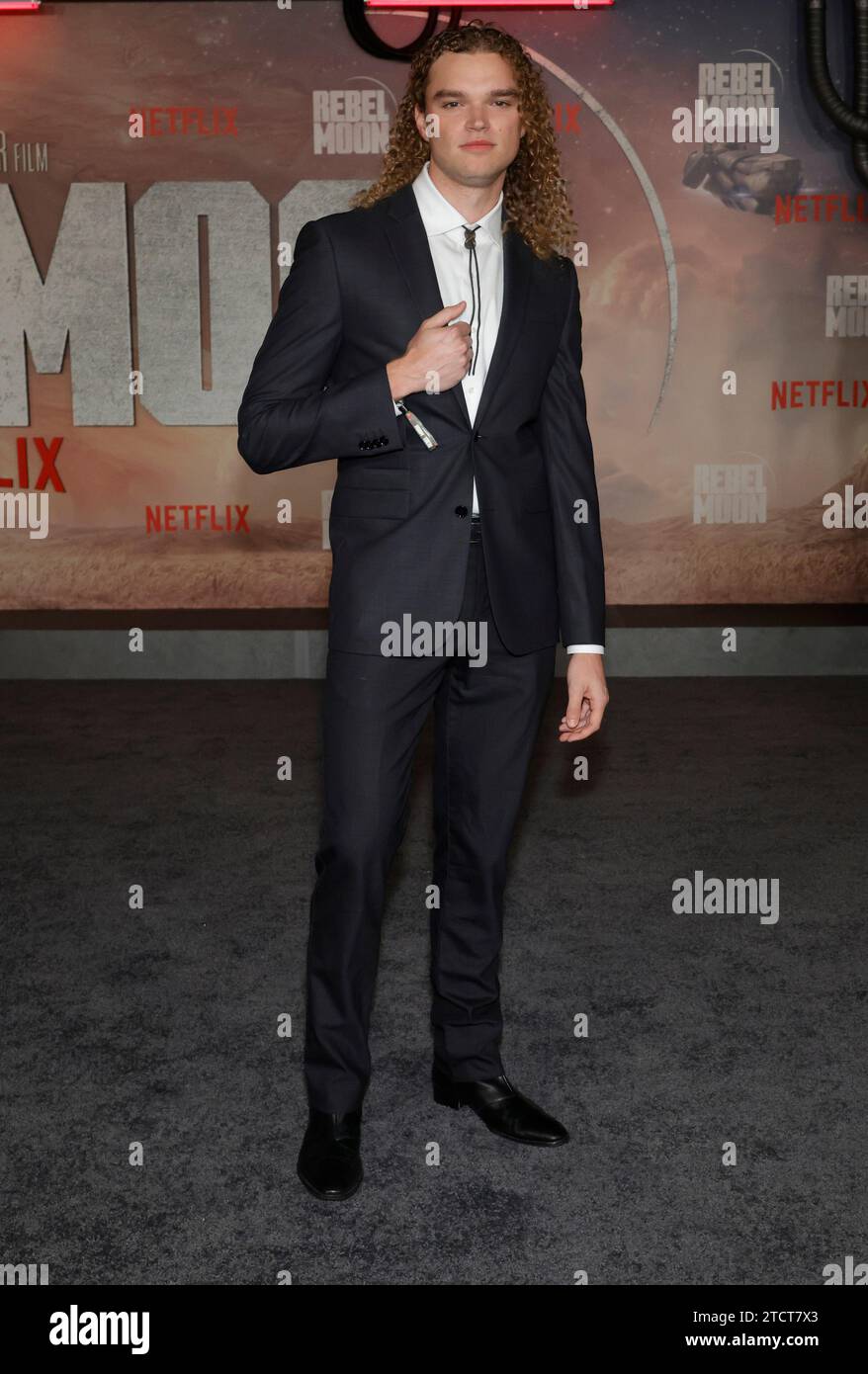 Hollywood, Ca. 13th Dec, 2023. Skylar Okerstrom-Lang at the LA Premiere ...