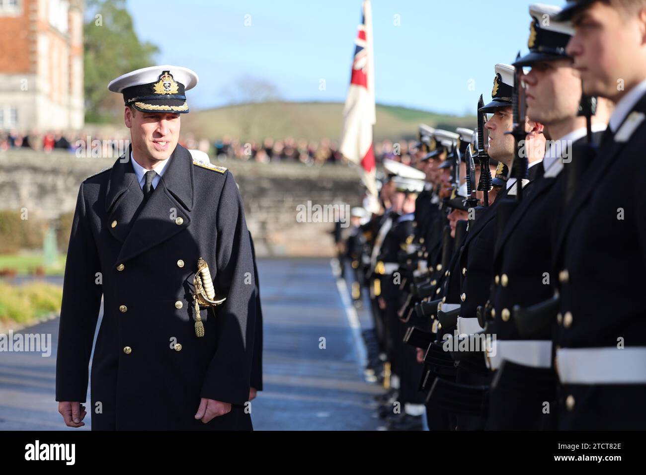 The Prince of Wales attends the Lord High Admiral's Divisions at the ...