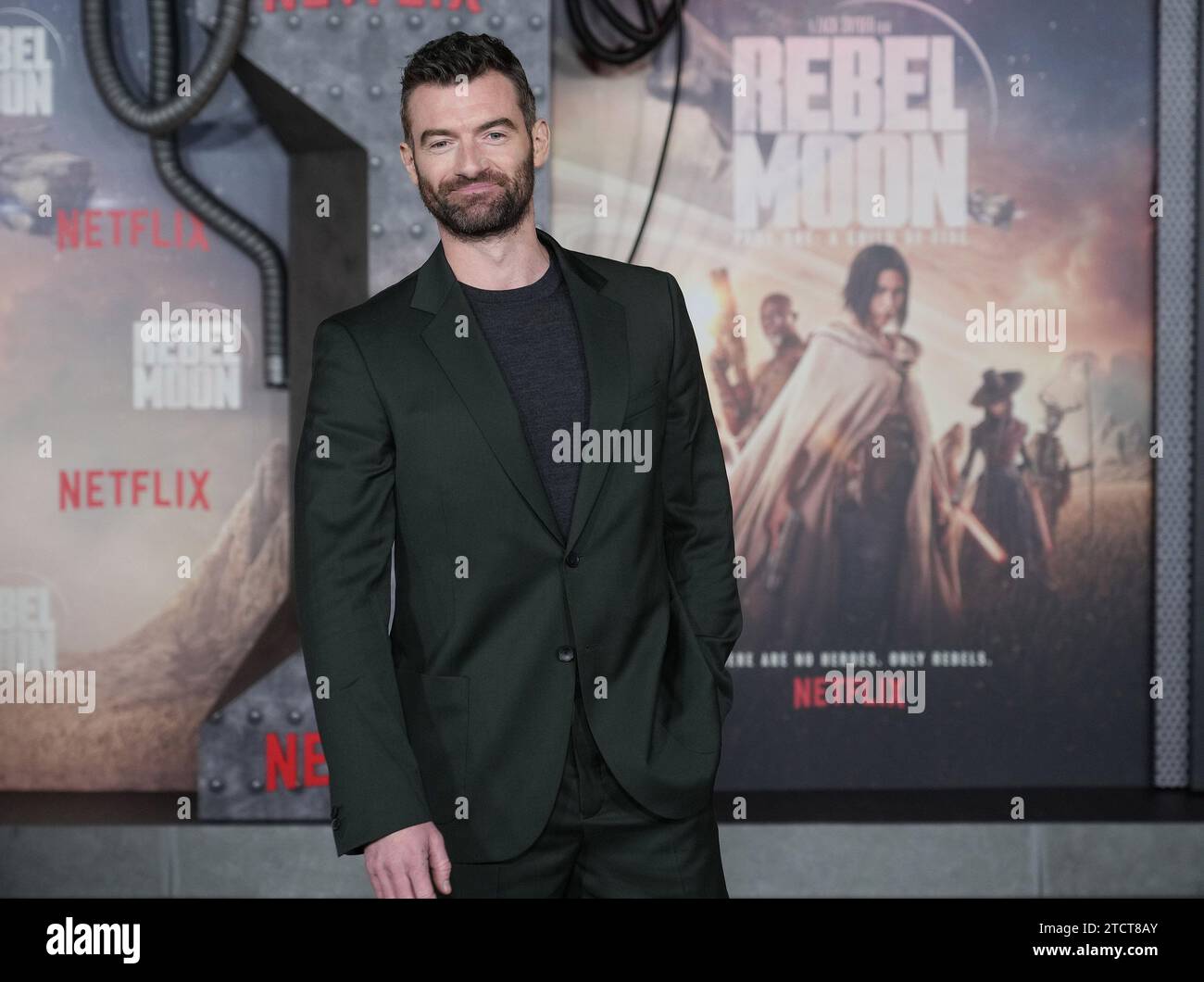 Stuart Martin arrives at the Netflix's REBEL MOON - PART ONE: A CHILD ...