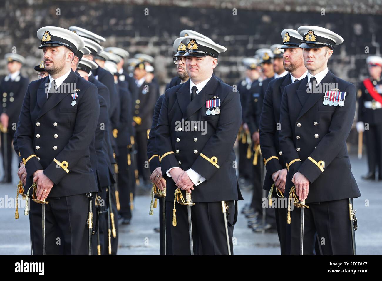 Royal Navy Cadets at the Lord High Admiral's Divisions at the Britannia ...