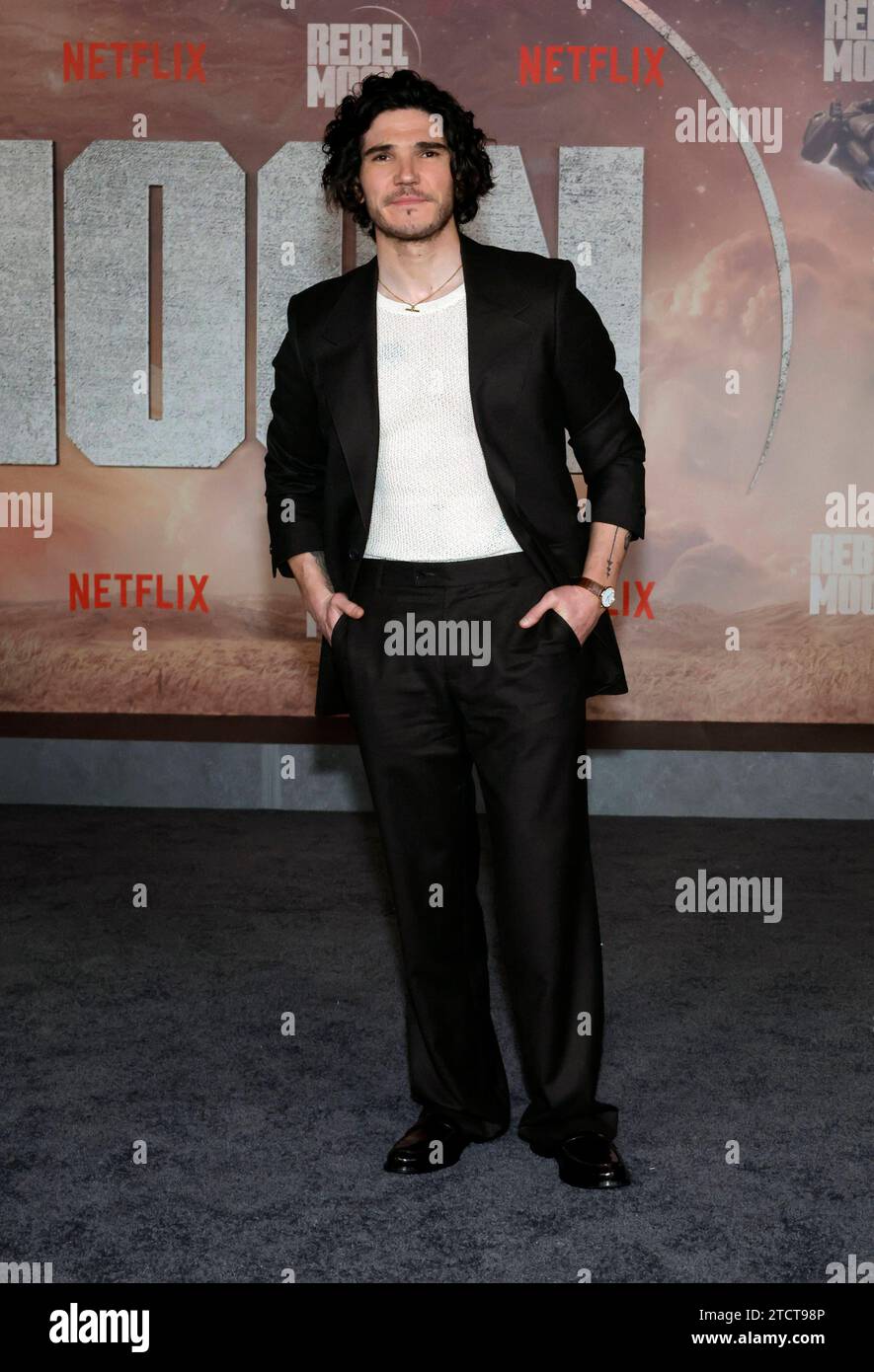 HOLLYWOOD, CA - DECEMBER 13: Fra Fee at the LA Premiere of NETFLIX ...