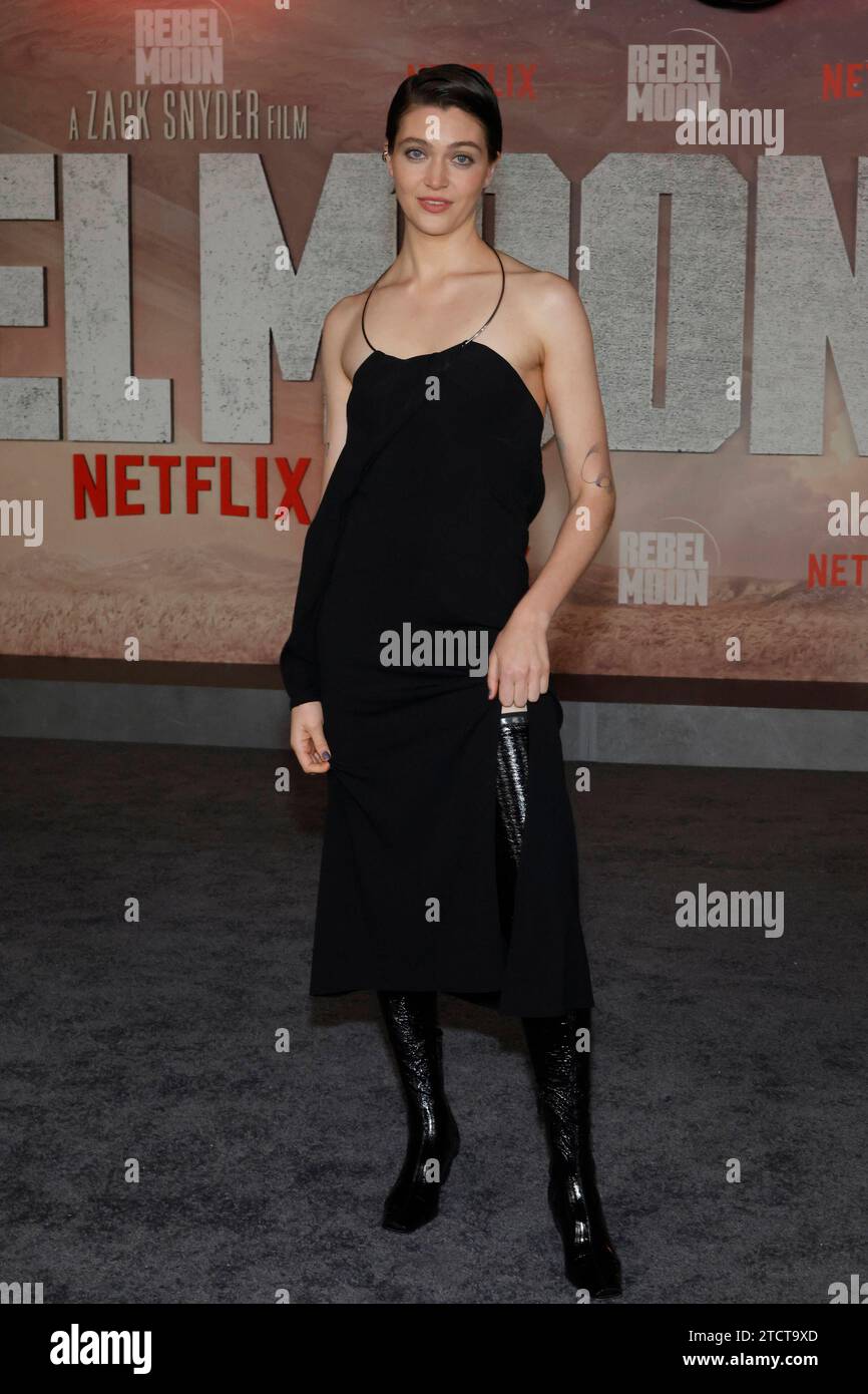 HOLLYWOOD, CA - DECEMBER 13: E. Duffy at the LA Premiere of NETFLIX ...