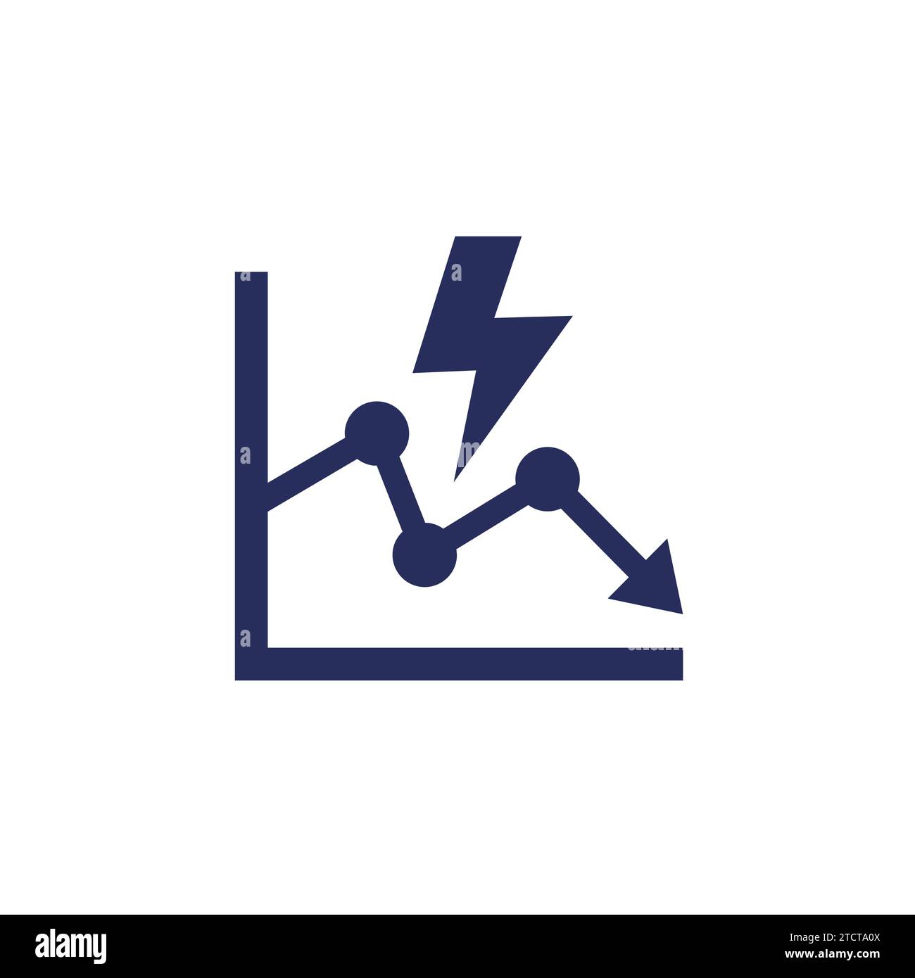 power consumption decrease, reduction icon Stock Vector Image & Art - Alamy