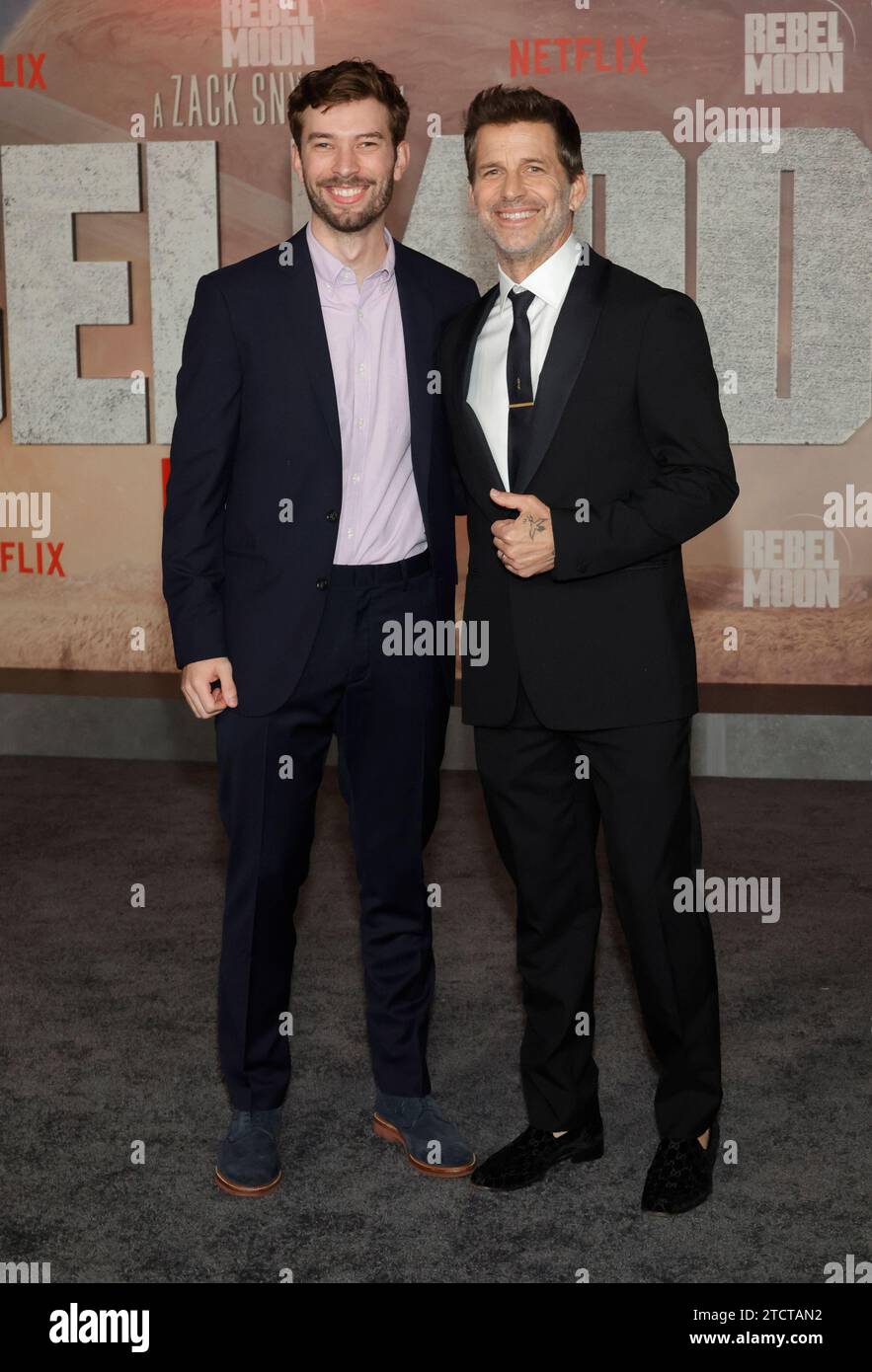 Hollywood, Ca. 13th Dec, 2023. Eli Snyder, Zack Snyder at the LA Premiere of NETFLIX' Rebel Moon ...