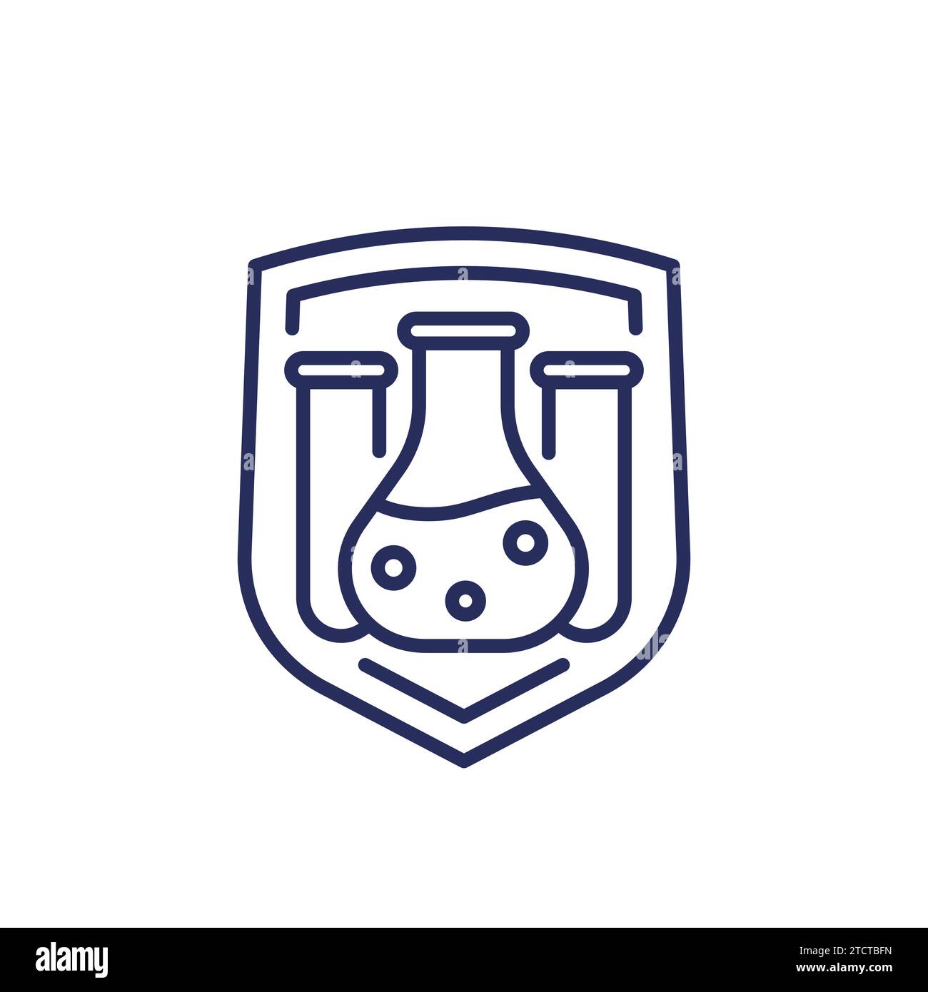 chemical resistant line icon on white Stock Vector Image & Art - Alamy