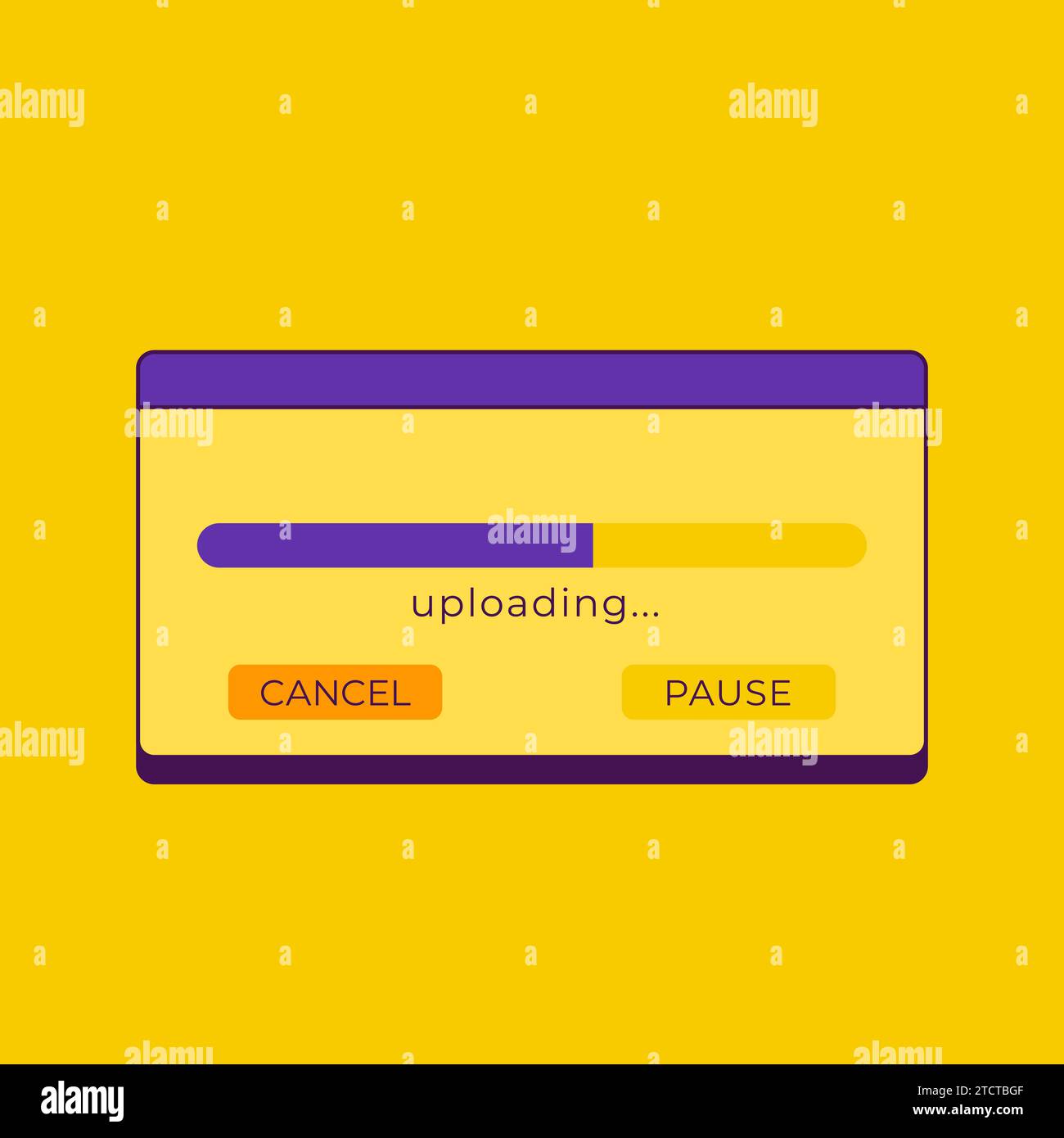 Upload window with progress bar, retro design Stock Vector Image & Art ... Upload window with progress bar, retro design Stock Vector Image & Art ...